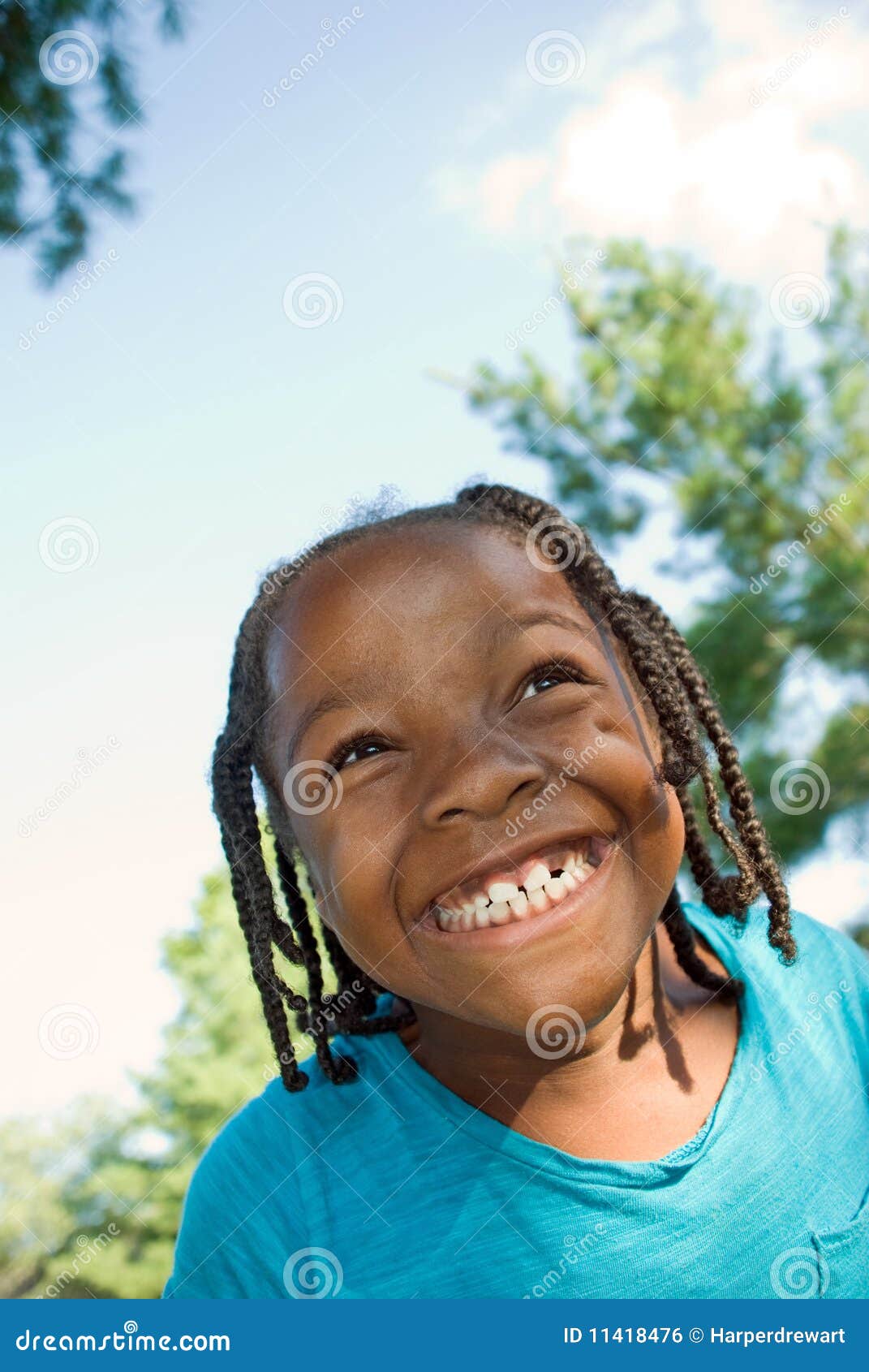 Huge Smile! stock photo. Image of american, emotion, black - 11418476