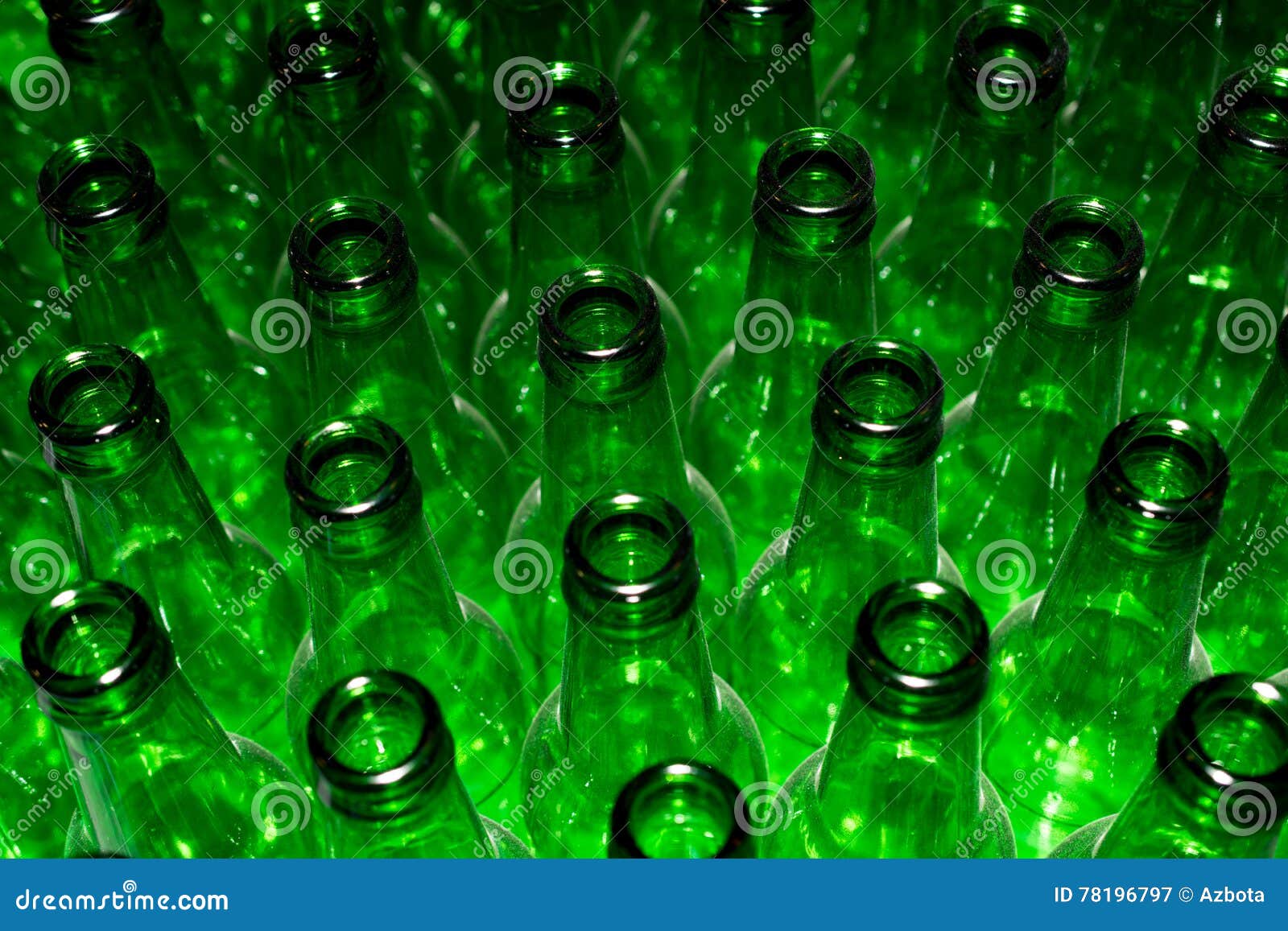 Huge Stack of Empty Glass Bottles Stock Image - Image of empty, form ...
