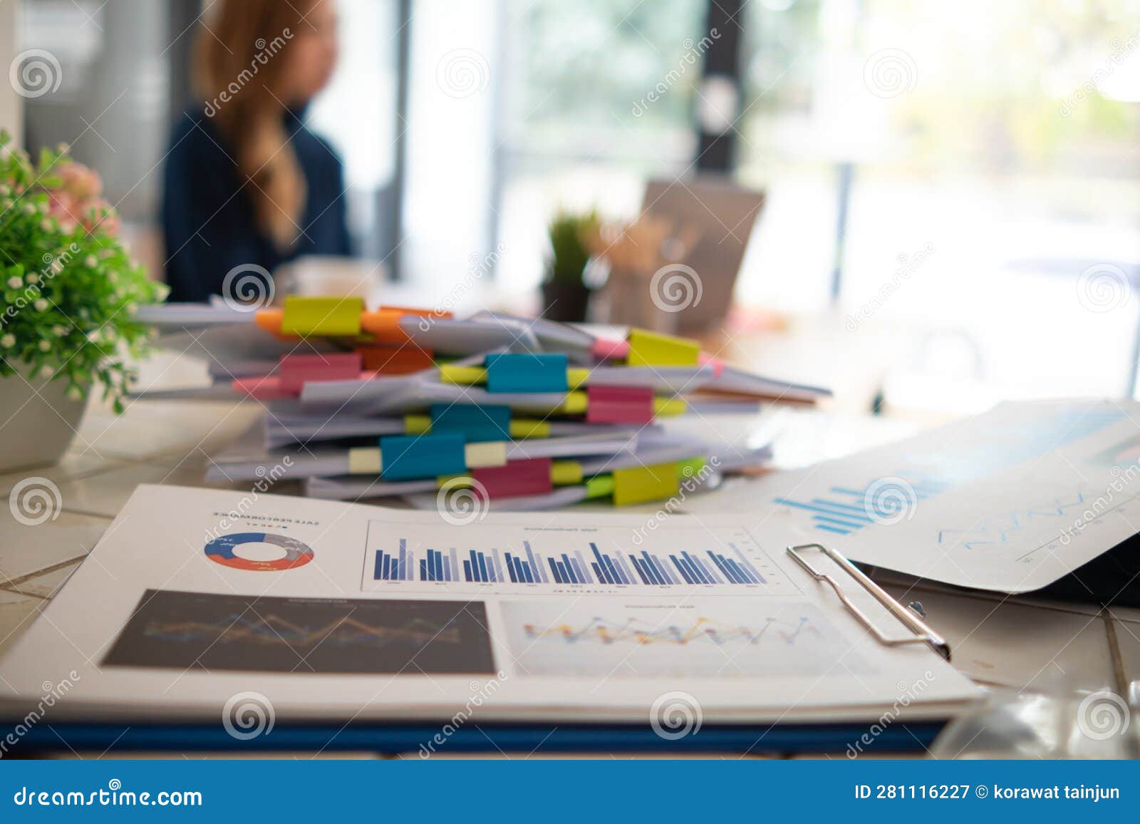 A Huge Stacked Documents is an Annual Earnings Summary Document ...