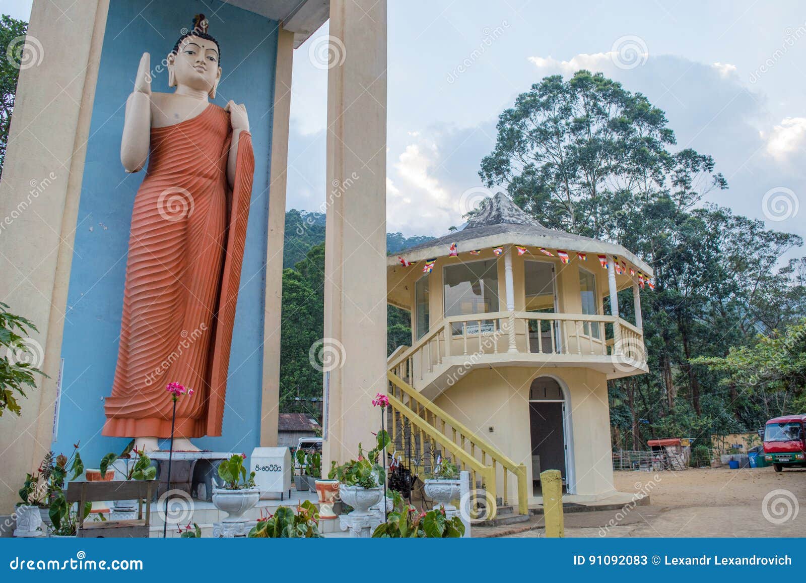 Huge Statue Of Hindu God Hanuman In Agroha Dham, A Very Famous Hindu ...