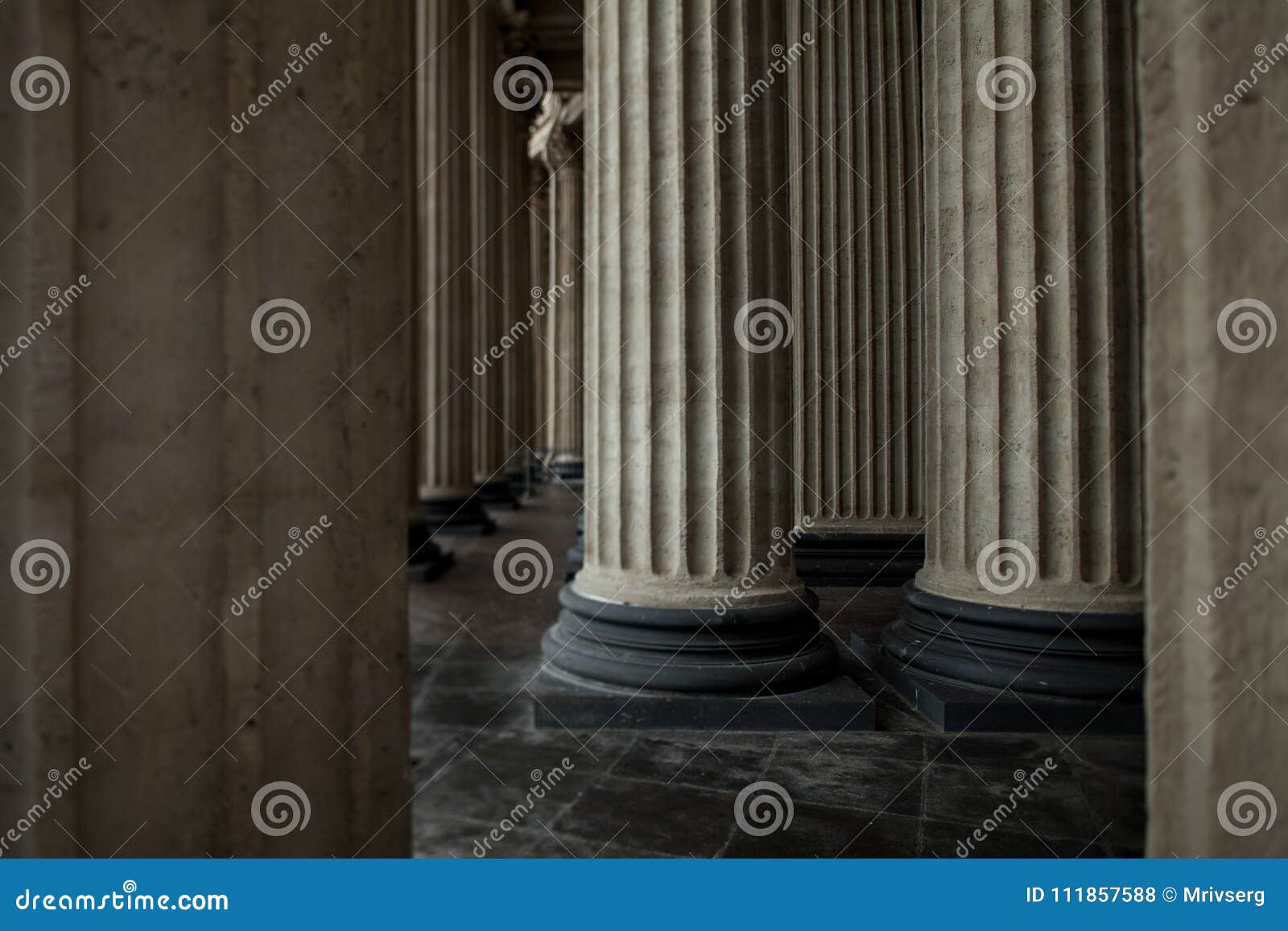 Stone Columns Ancient Temple Stock Photo - Image of classic, style ...
