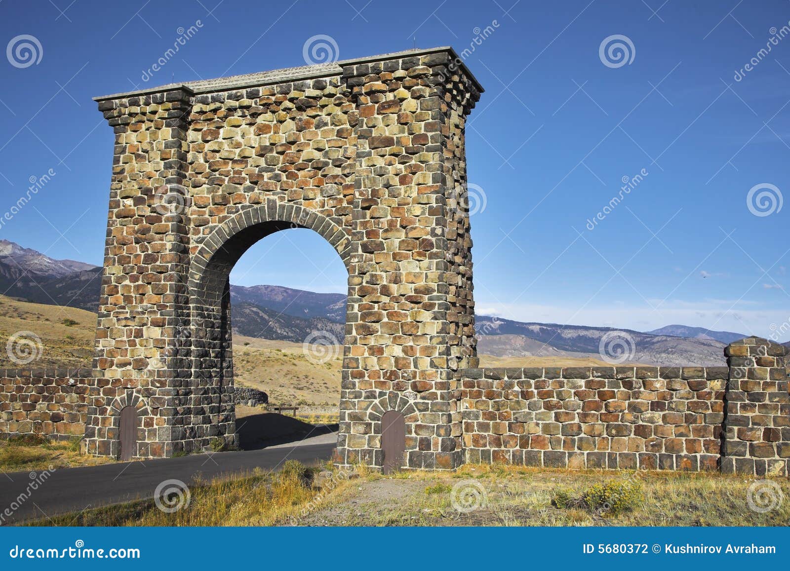 Huge stone gate stock photo. Image of open, travel, arch - 5680372