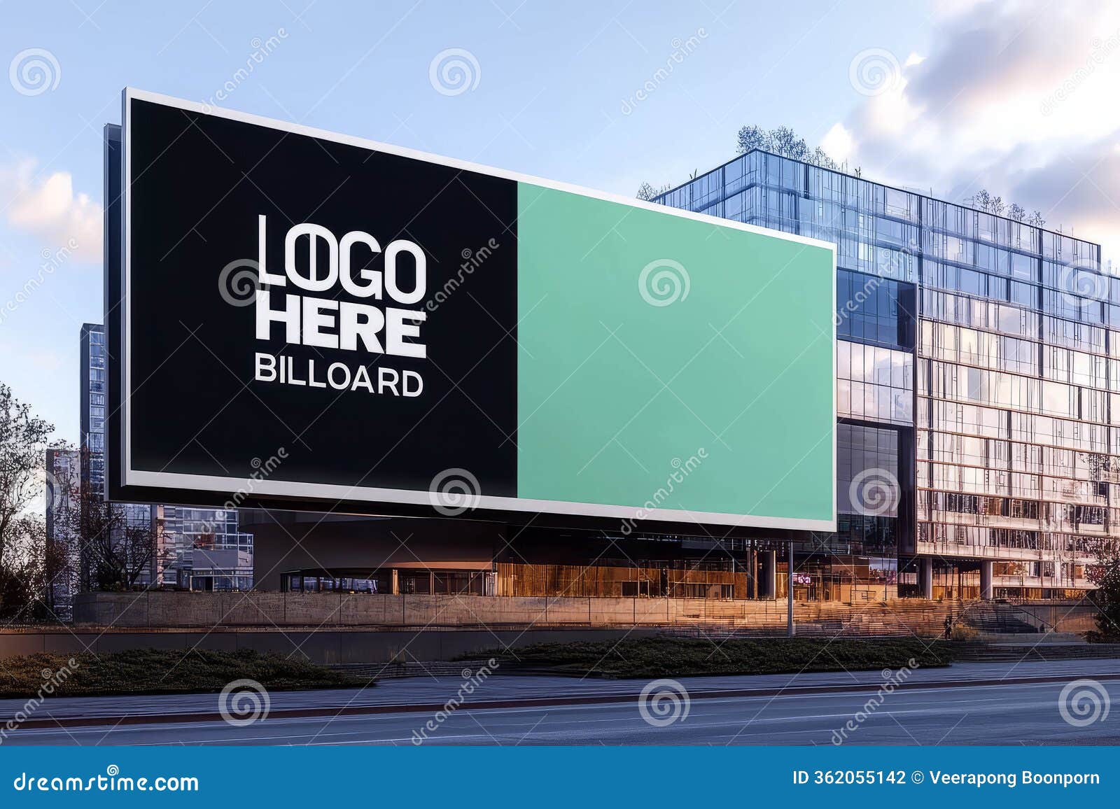 Huge Store Billboard Mockup Showcasing Modern Design in Urban Setting ...