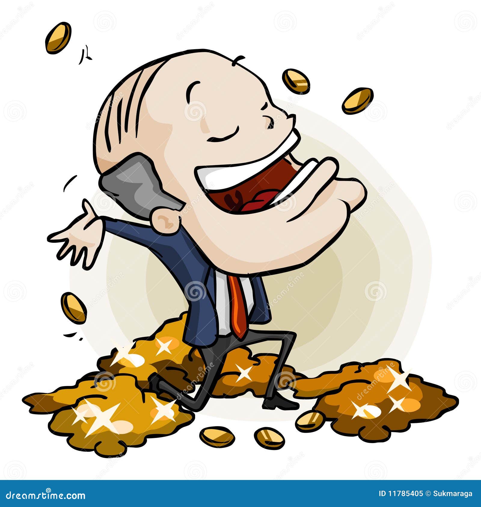 Huge Success. Cartoon Series Stock Illustration - Illustration of ...