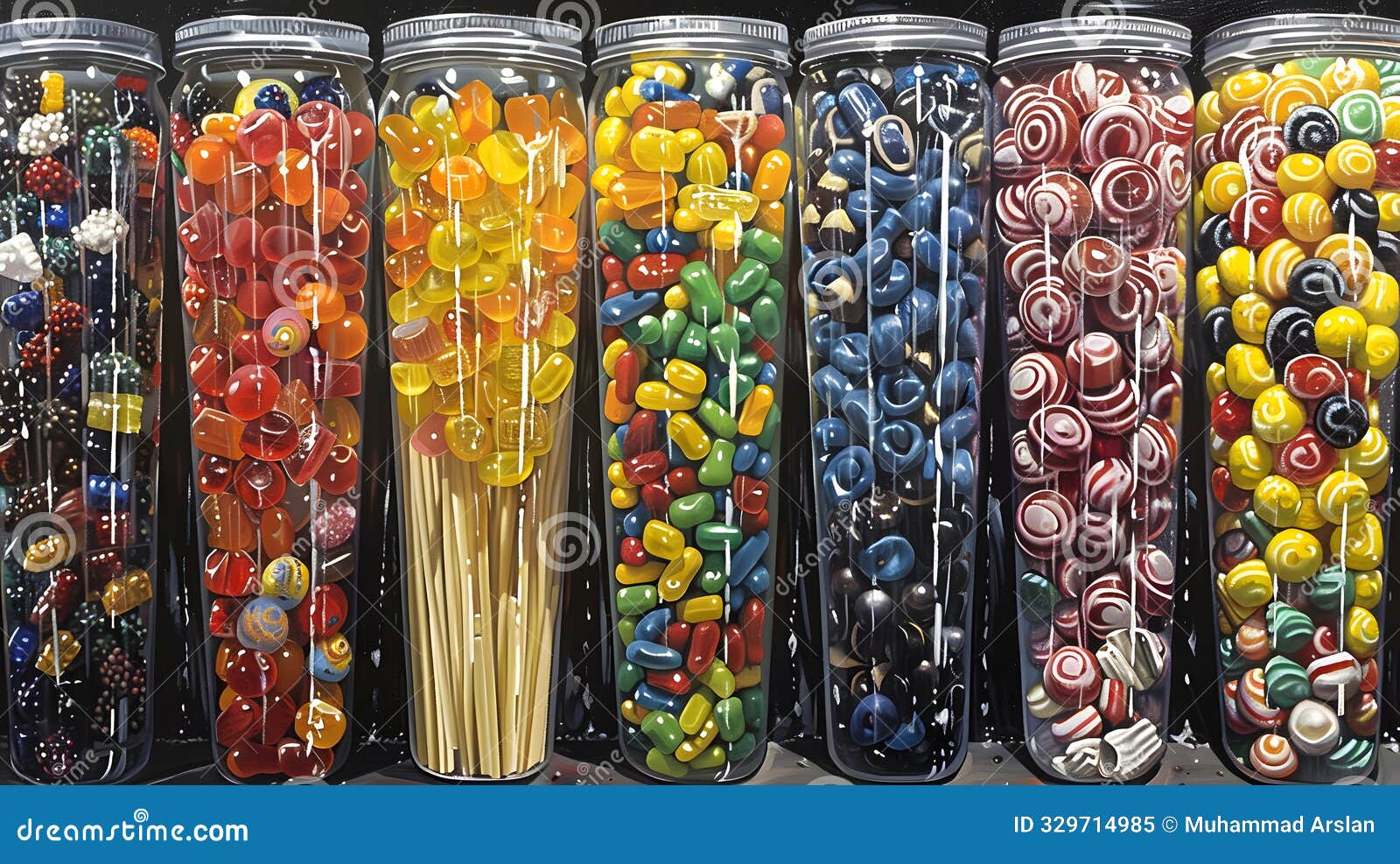Huge sweet shop stock image. Image of display, manycoloured - 329714985