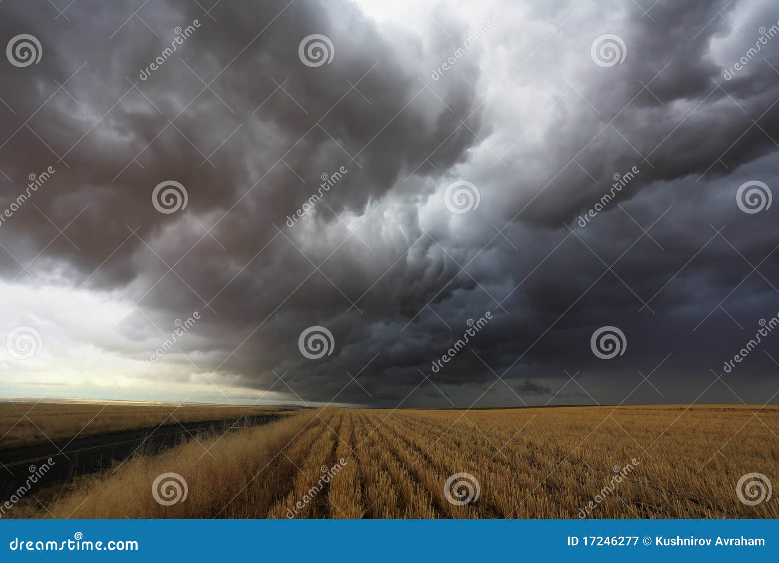 Huge thundercloud stock image. Image of season, grass - 17246277
