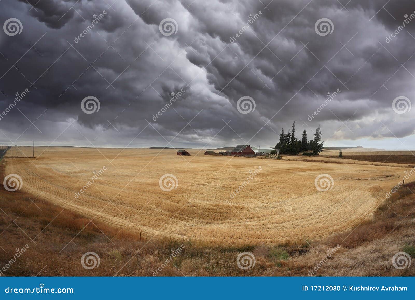 Huge Thundercloud on Montana Stock Photo - Image of rural, cumulonimbus ...
