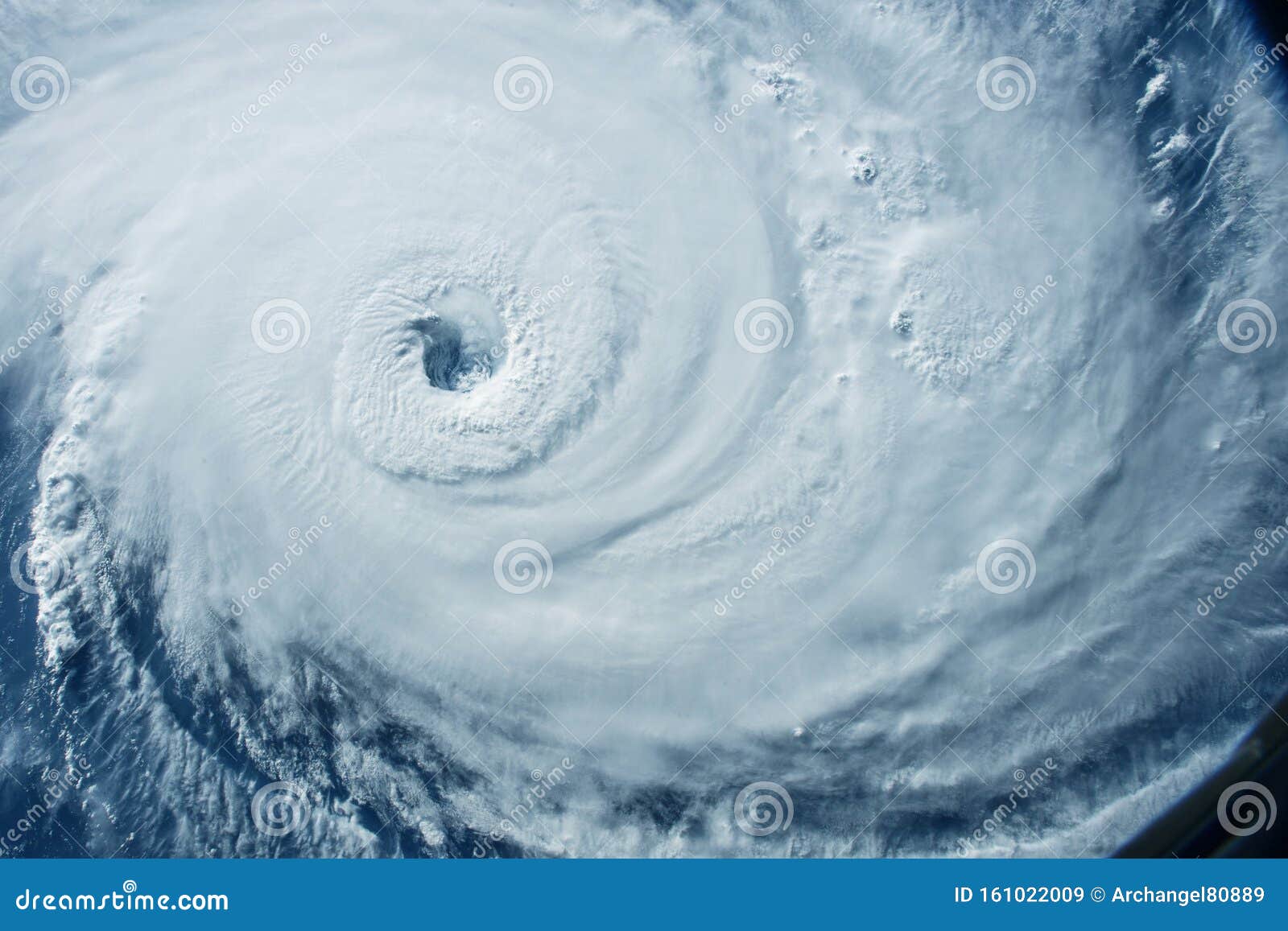 A Huge Tornado, a Cyclone from Space Stock Image - Image of ocean ...