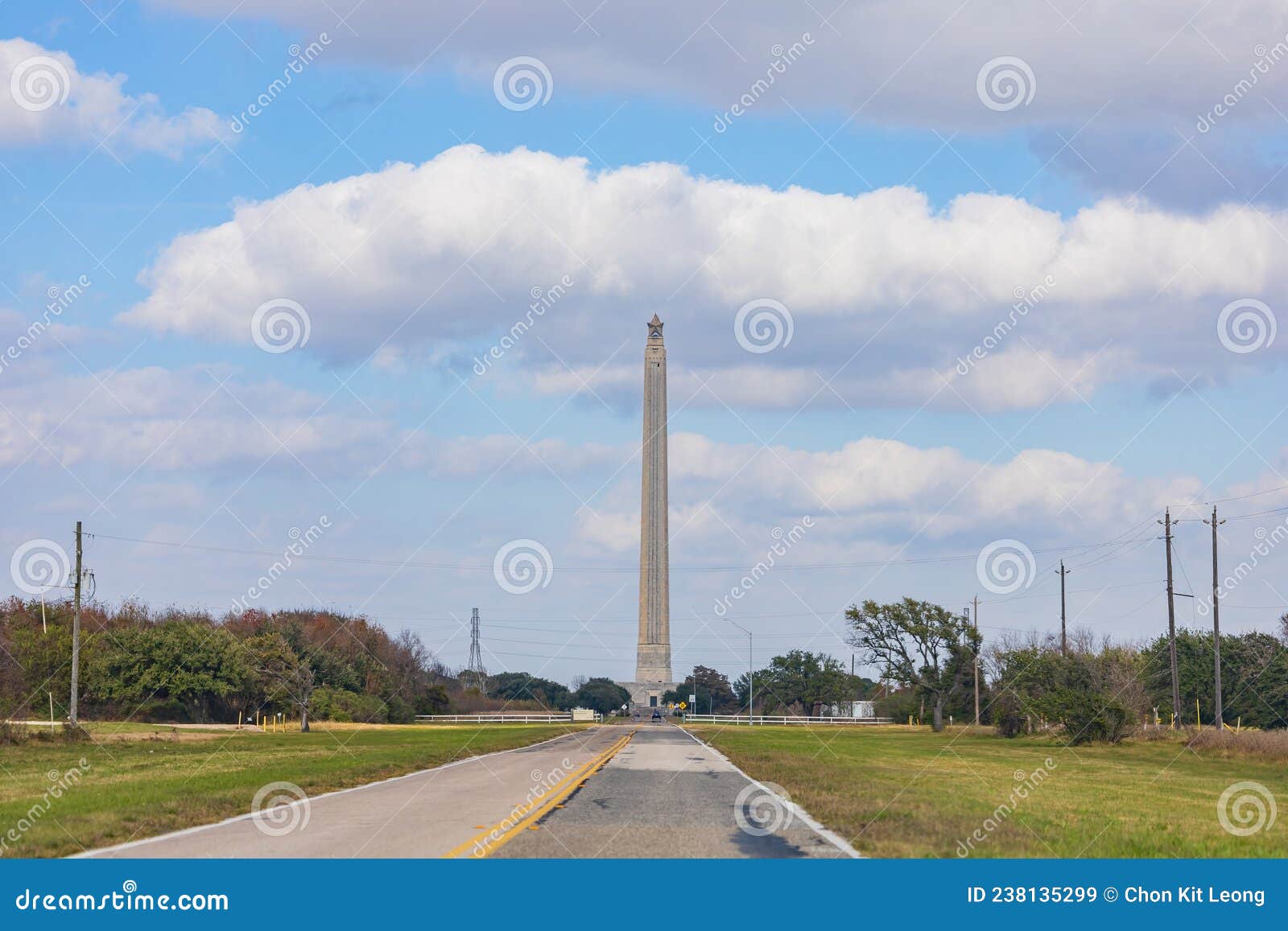 Huge Tower Monument in San Jacinto Battleground State Historic Site ...