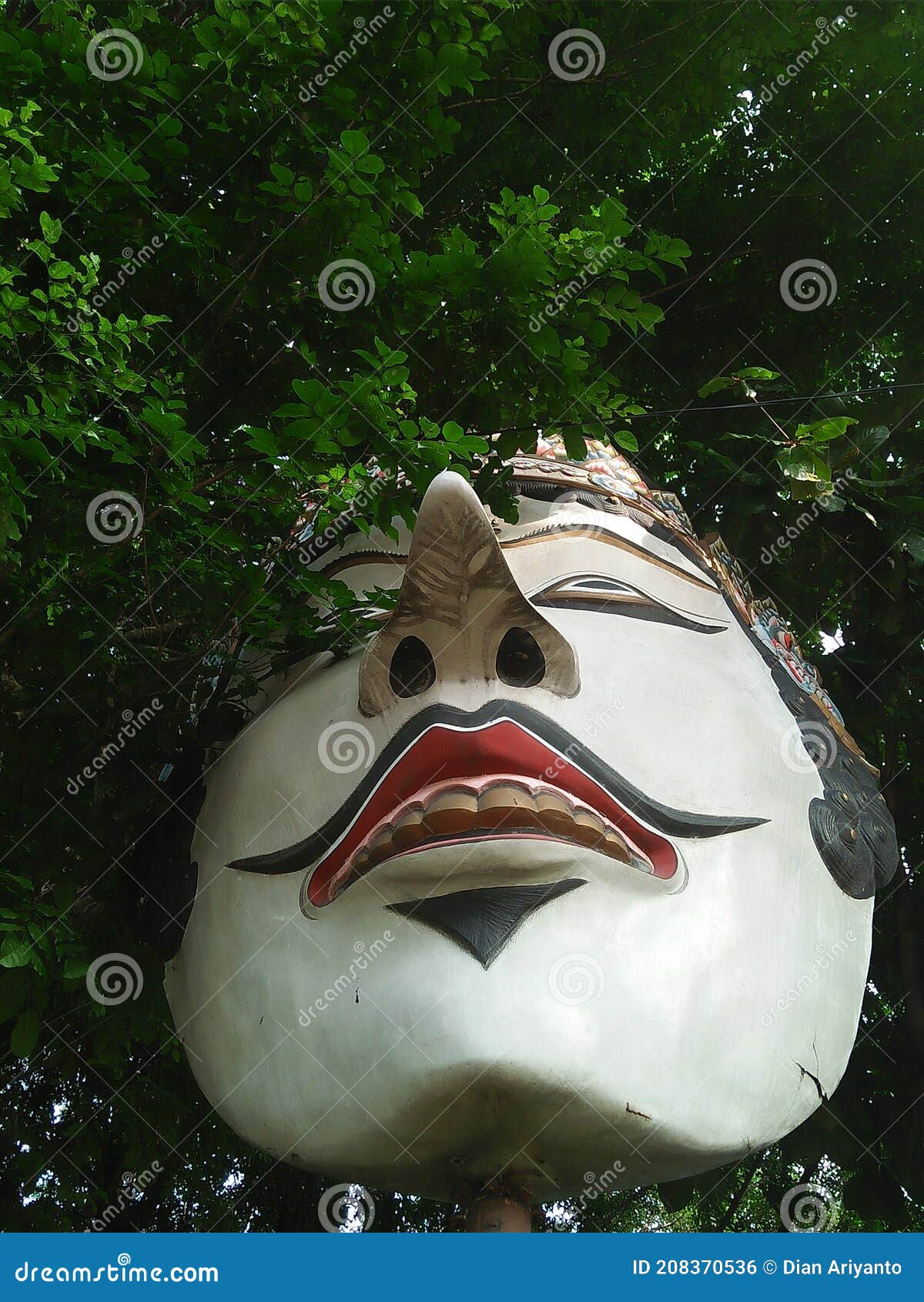 Huge Traditional Mask At The Street Shown Character Editorial Image ...