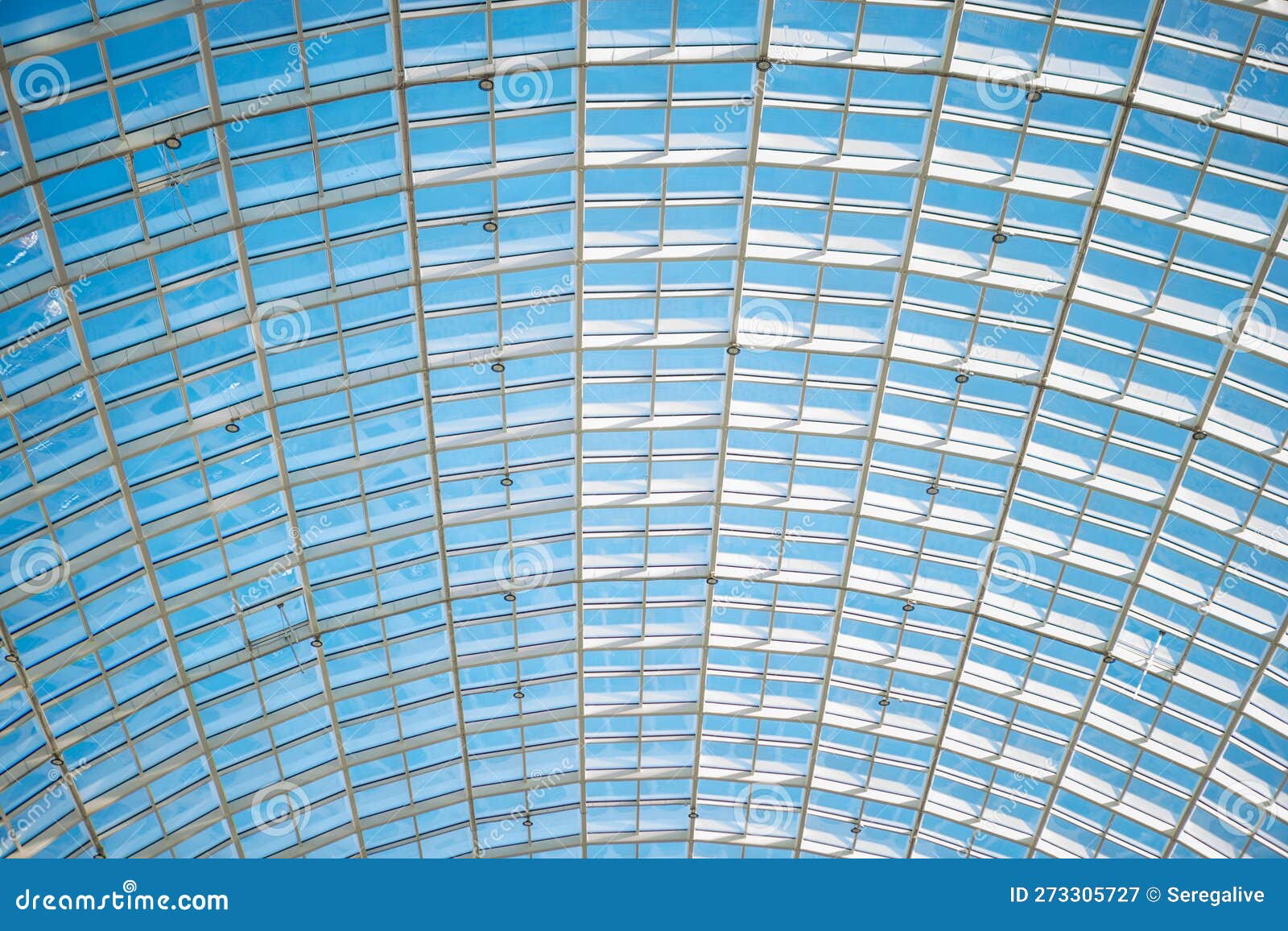 Huge Transparent Rounded Domed Glass Ceilinghuge Transparent Domed ...