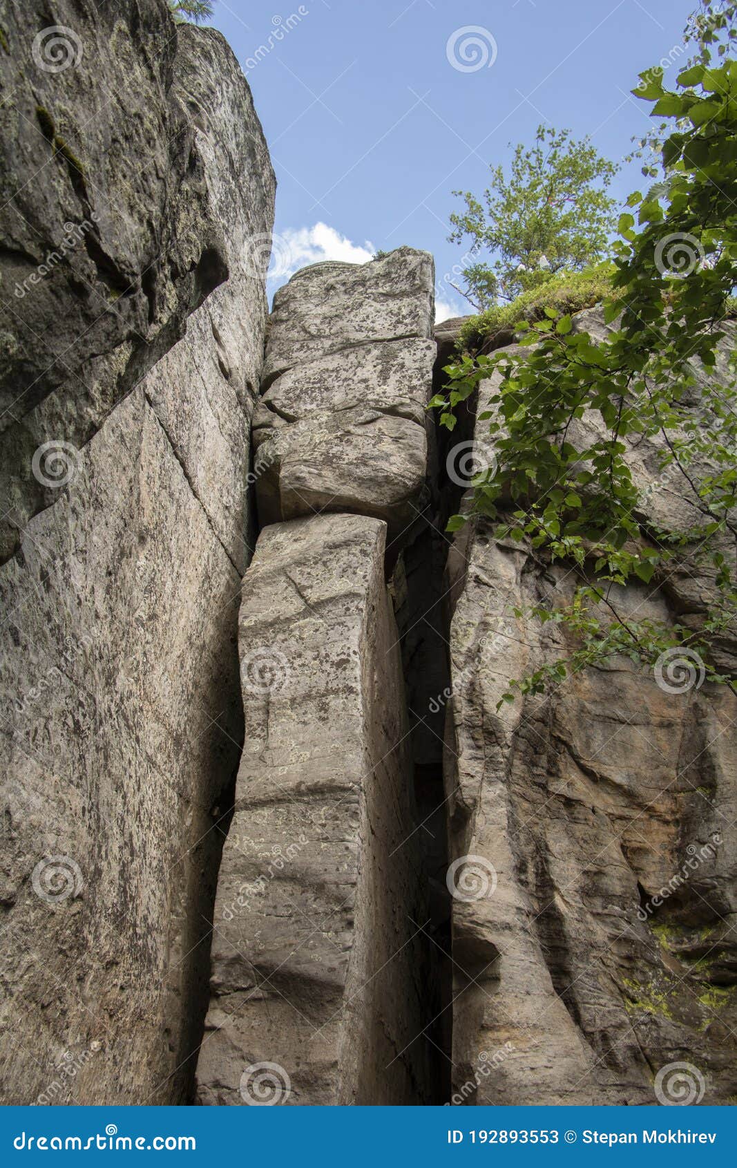 Huge Unusual Stones that Look Like Rectangular Walls Stock Image ...