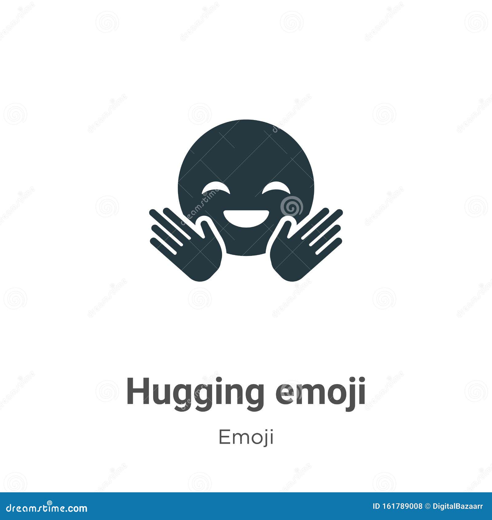 Hugging Emoji Icon From Emoji Collection. Vector Illustration ...
