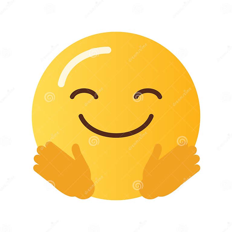 Hugging Face Icon Vector Image. Stock Vector - Illustration of isolated ...