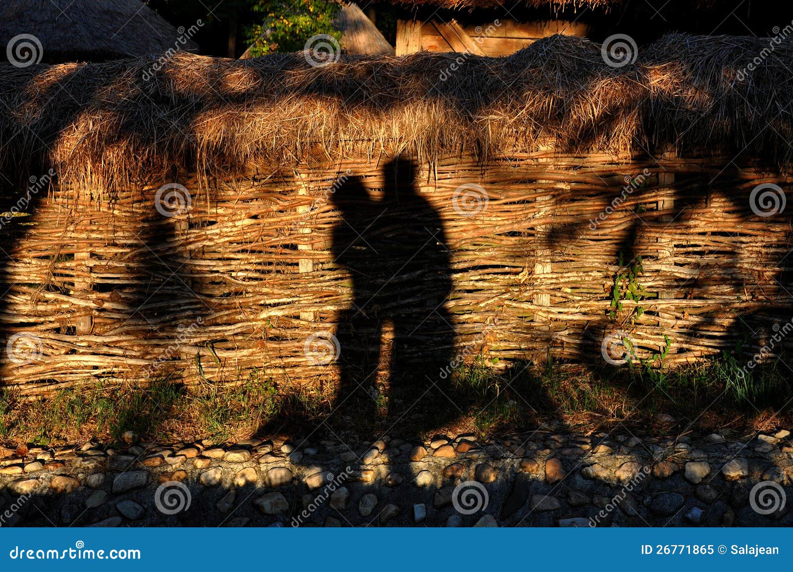 Hugging lovers shadow stock image. Image of relaxation - 26771865