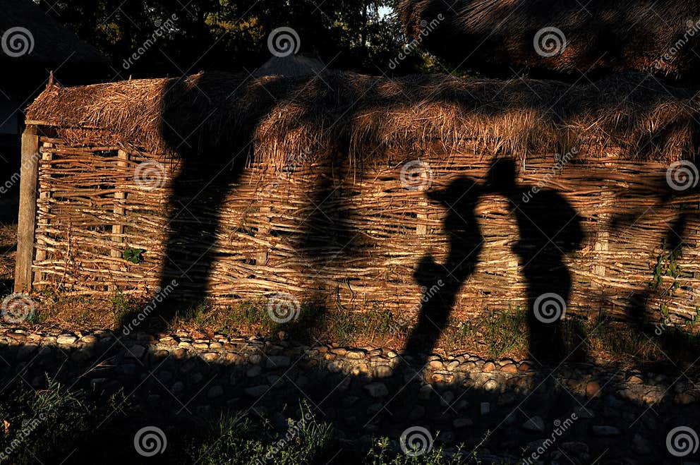 Hugging lovers shadow stock image. Image of relationship - 26771907