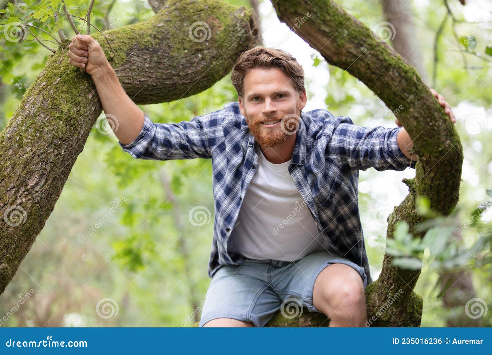 Hugging Trees To Support Nature Stock Photo - Image of adult, beautiful ...