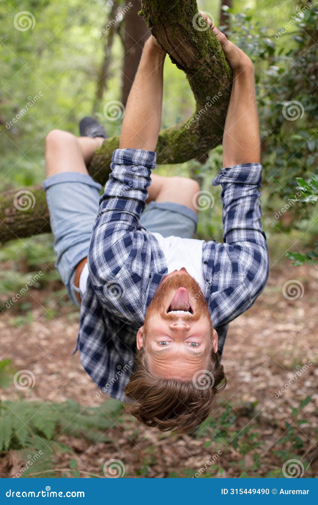 Hugging Trees To Support Nature Stock Photo - Image of plant ...