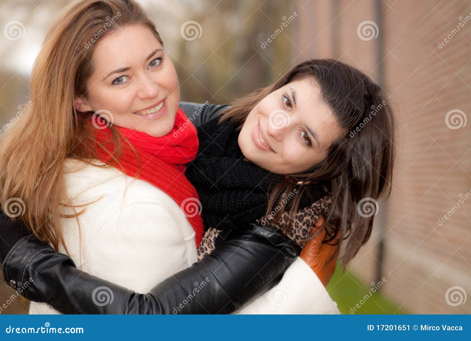 Hugging women stock image. Image of loving, brunette - 17201651