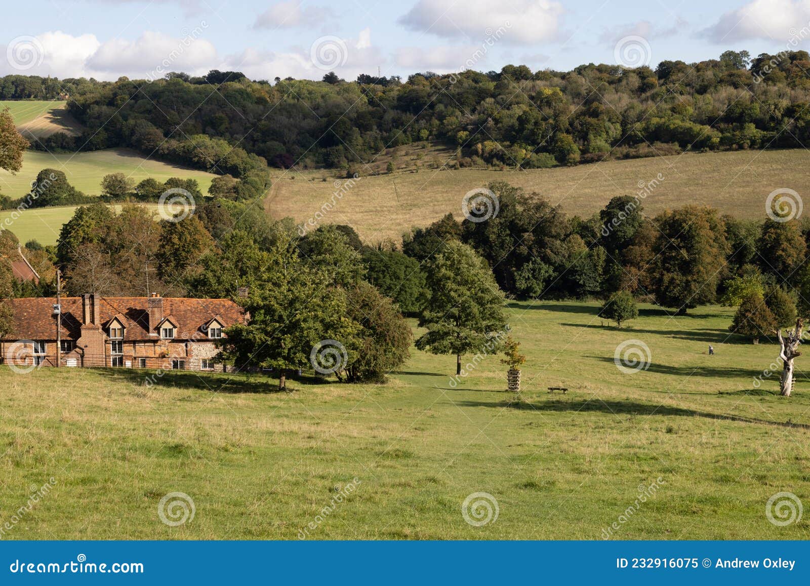 Hughenden Valley, Buckinghamshire, UK Stock Image - Image of hill ...
