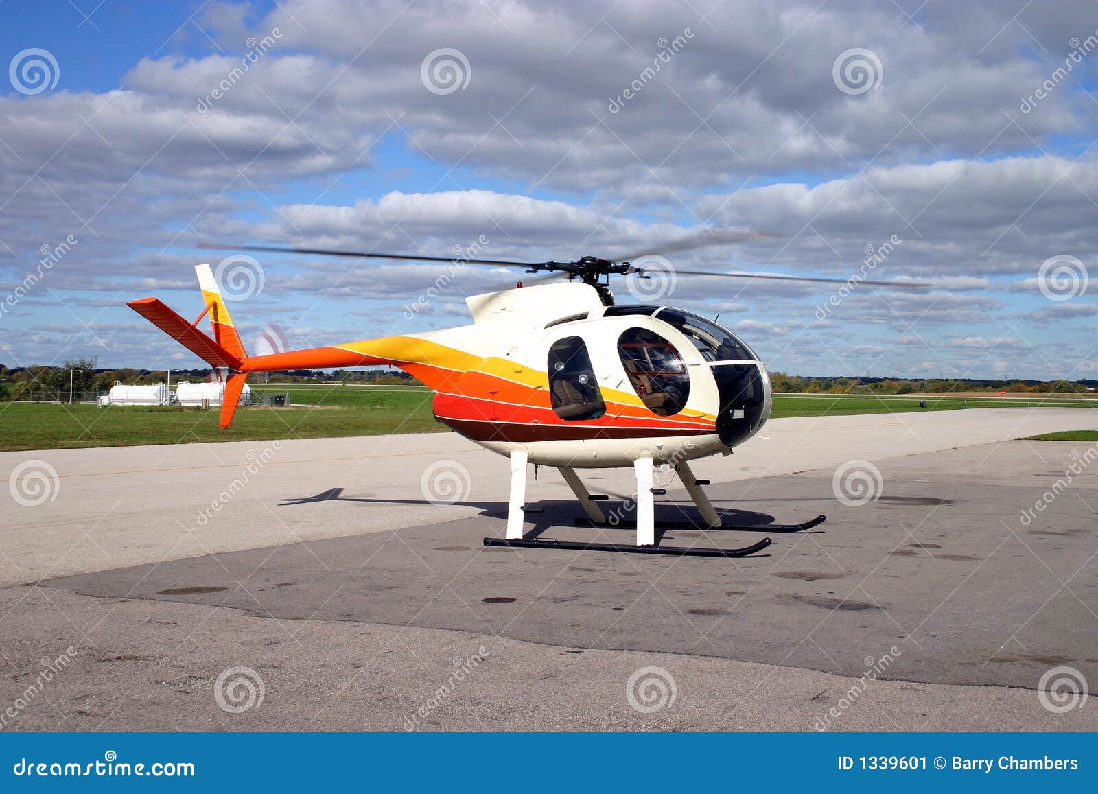 Hughes 369 helicopter stock image. Image of rotorhead - 1339601