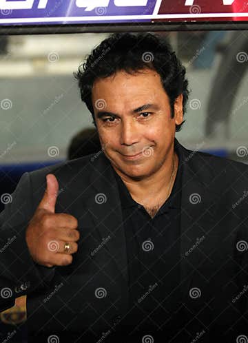 Hugo Sanchez Mexican Coach editorial photography. Image of trainer ...