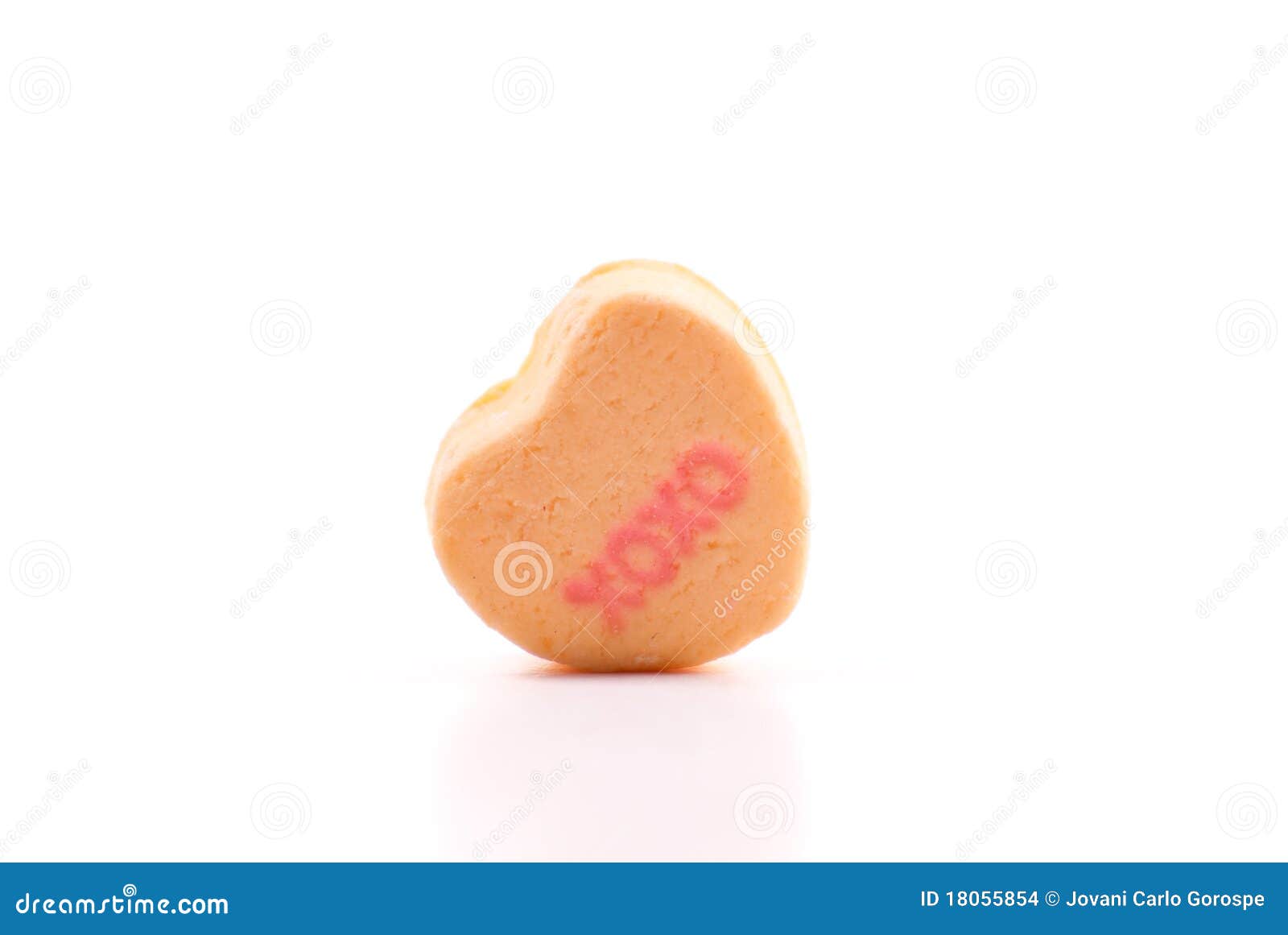 Hugs And Kisses On Heart Candy Stock Images Image 18055854