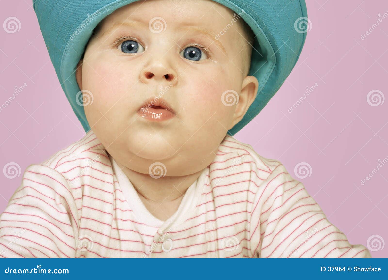 Huh? stock photo. Image of newborn, stripes, toddlter, adorable - 37964