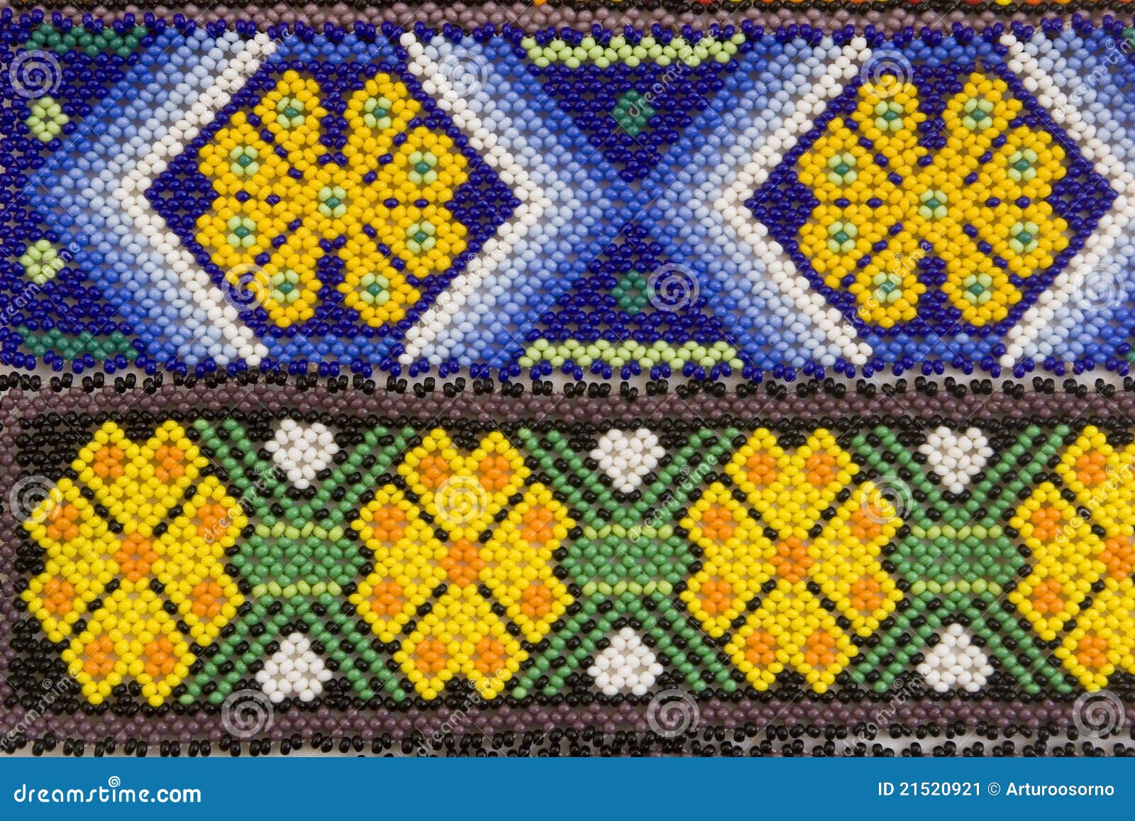 Huichol design stock image. Image of indians, handiwork - 21520921