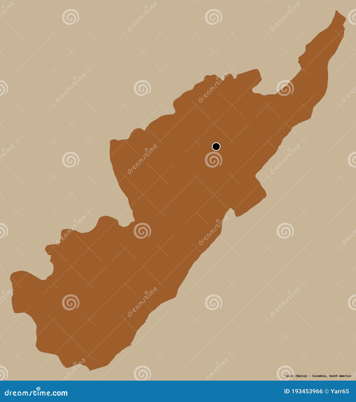 Huila, Department of Colombia, on Solid. Pattern Stock Illustration ...