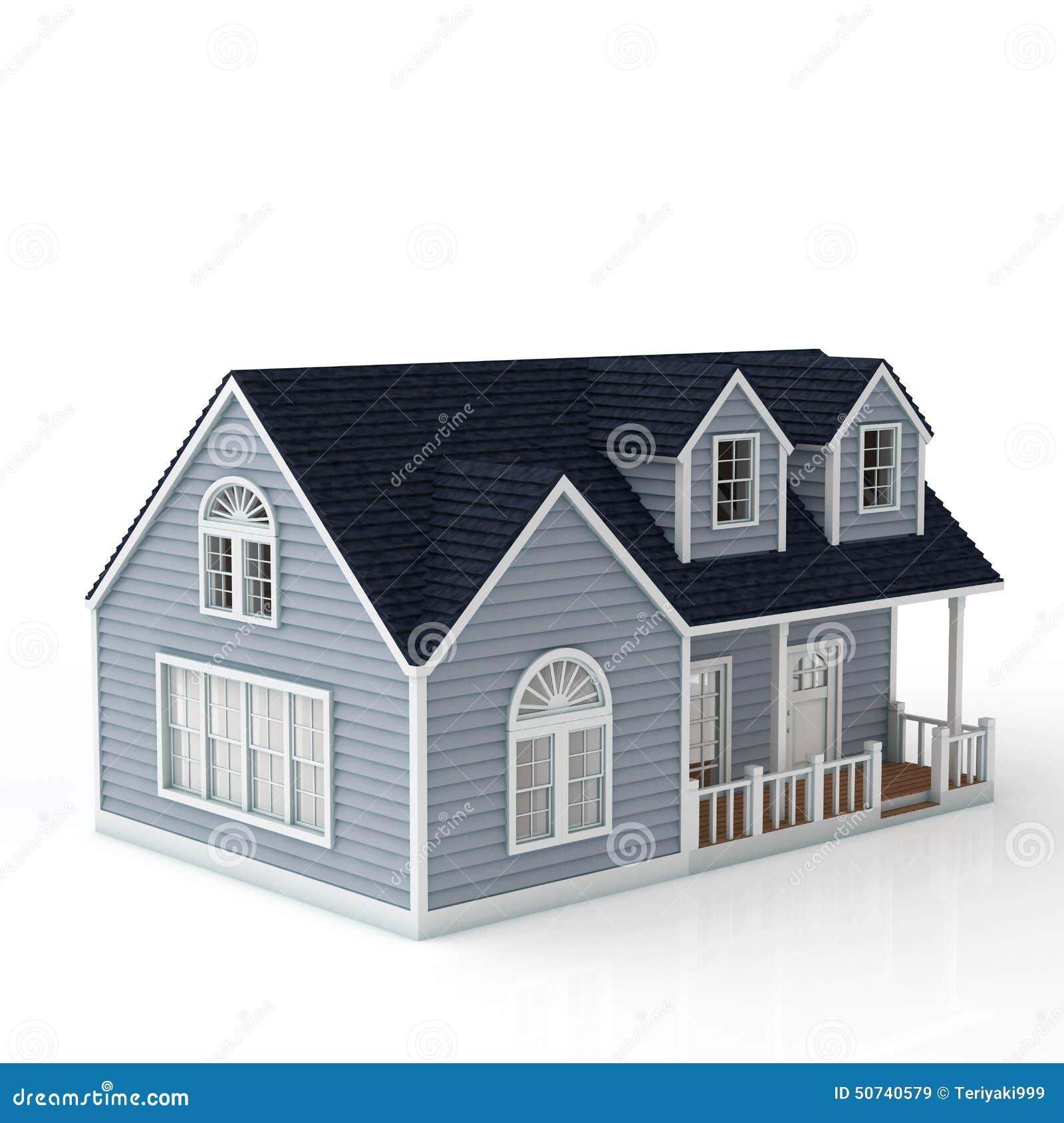 Huis stock illustratie. Illustration of bouw, illustratie - 50740579