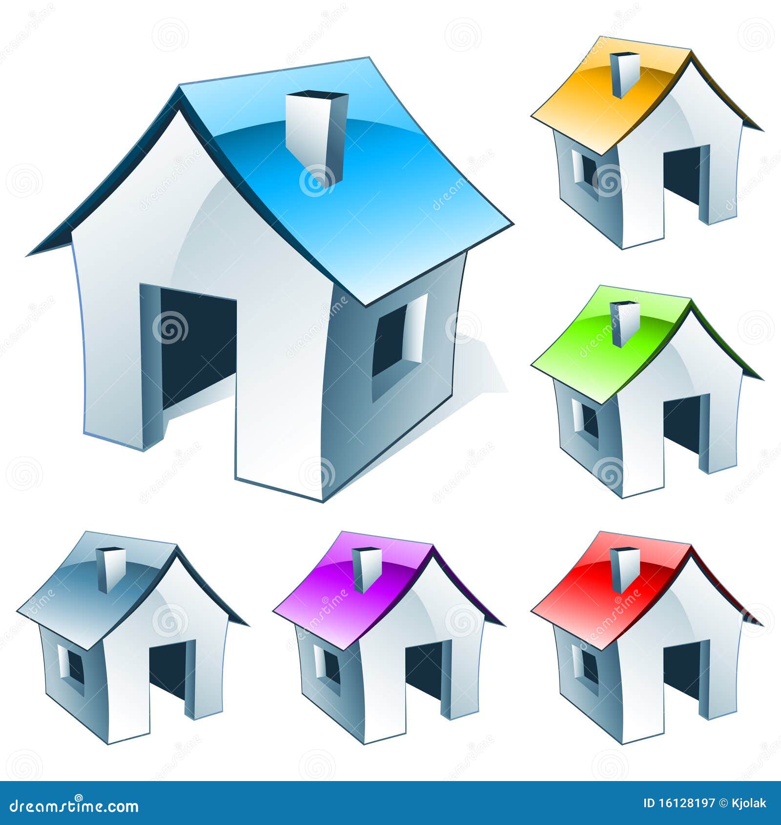 Huis-pictogram vector illustratie. Illustration of gebouw - 16128197