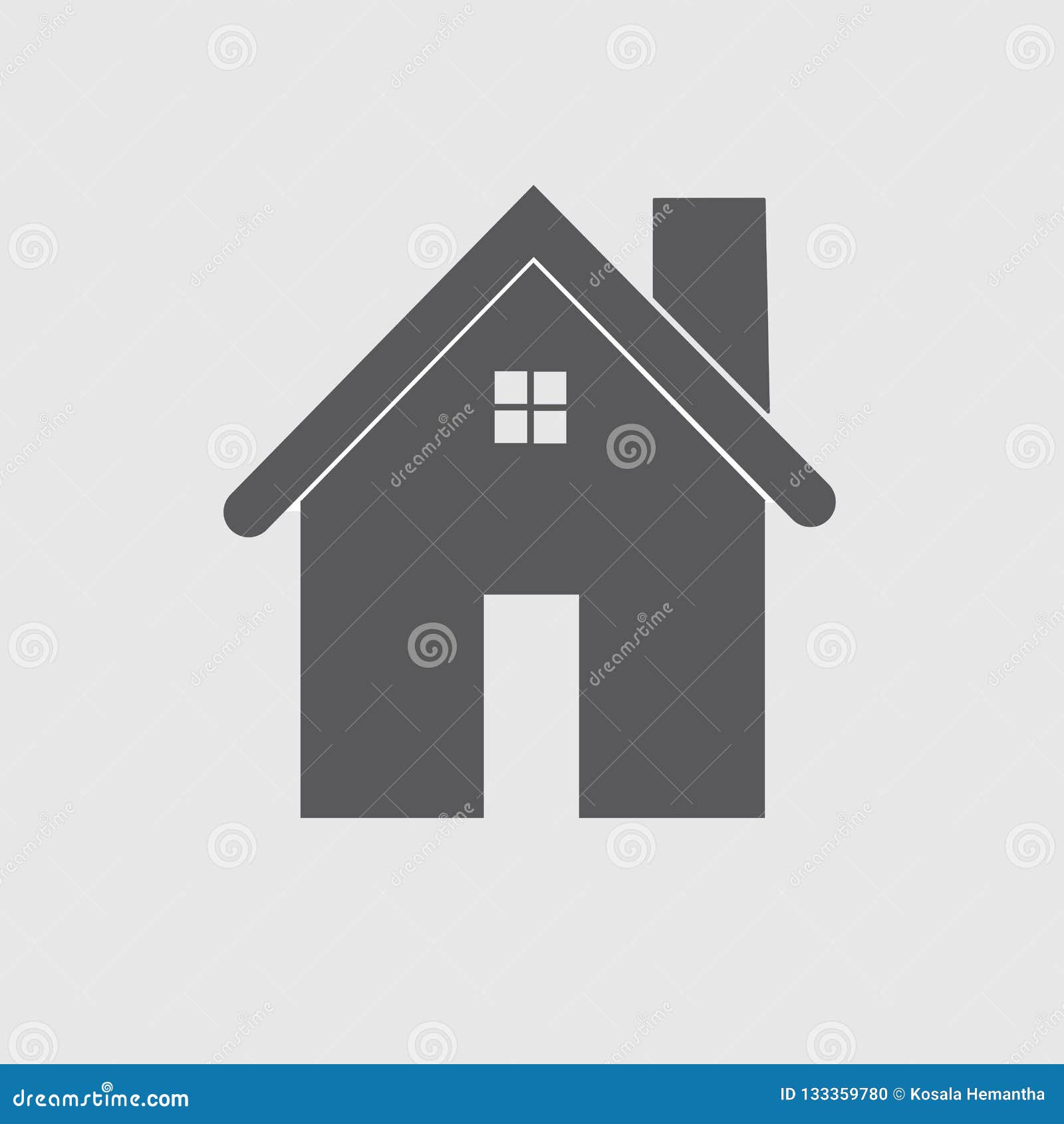 Huis, Huis, Symbool, Vector, Illustrator, Pictogram Stock Illustratie ...
