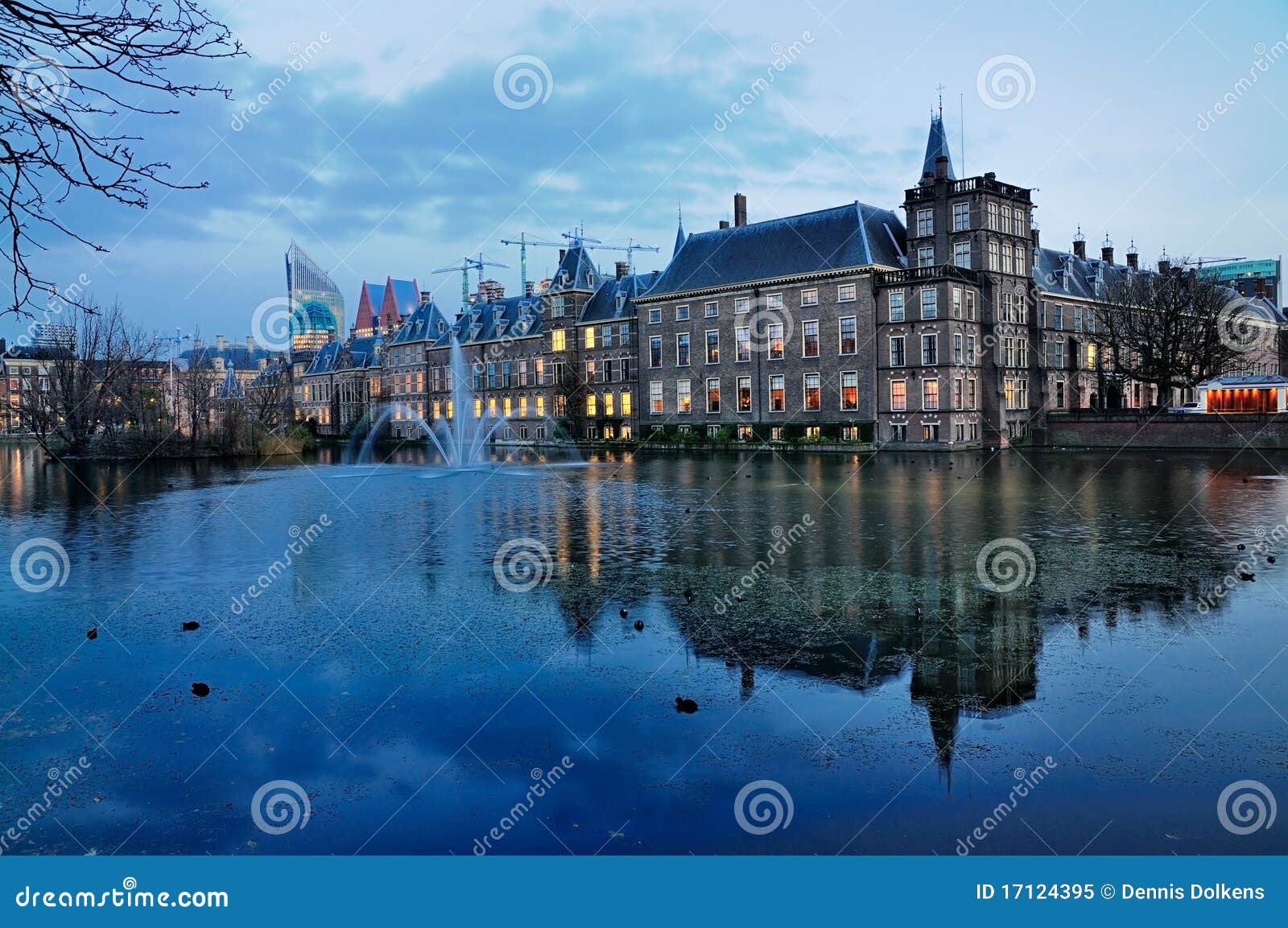 Huis Van Het Parlement, Den Haag Stock Afbeelding - Image of haag ...