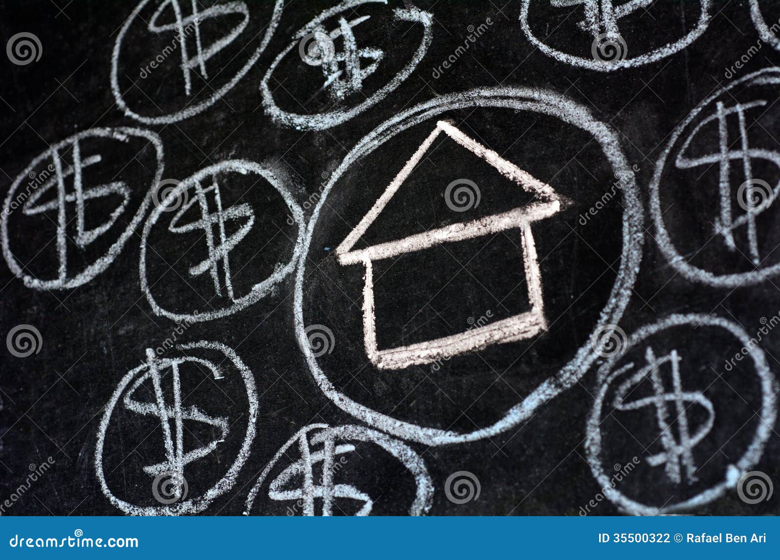 Huisbel stock foto. Image of verhindering, faillissement - 35500322