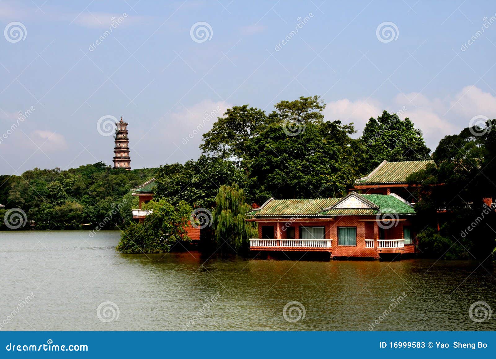 Huizhou xihu stock image. Image of humanities, lake, guangdong - 16999583