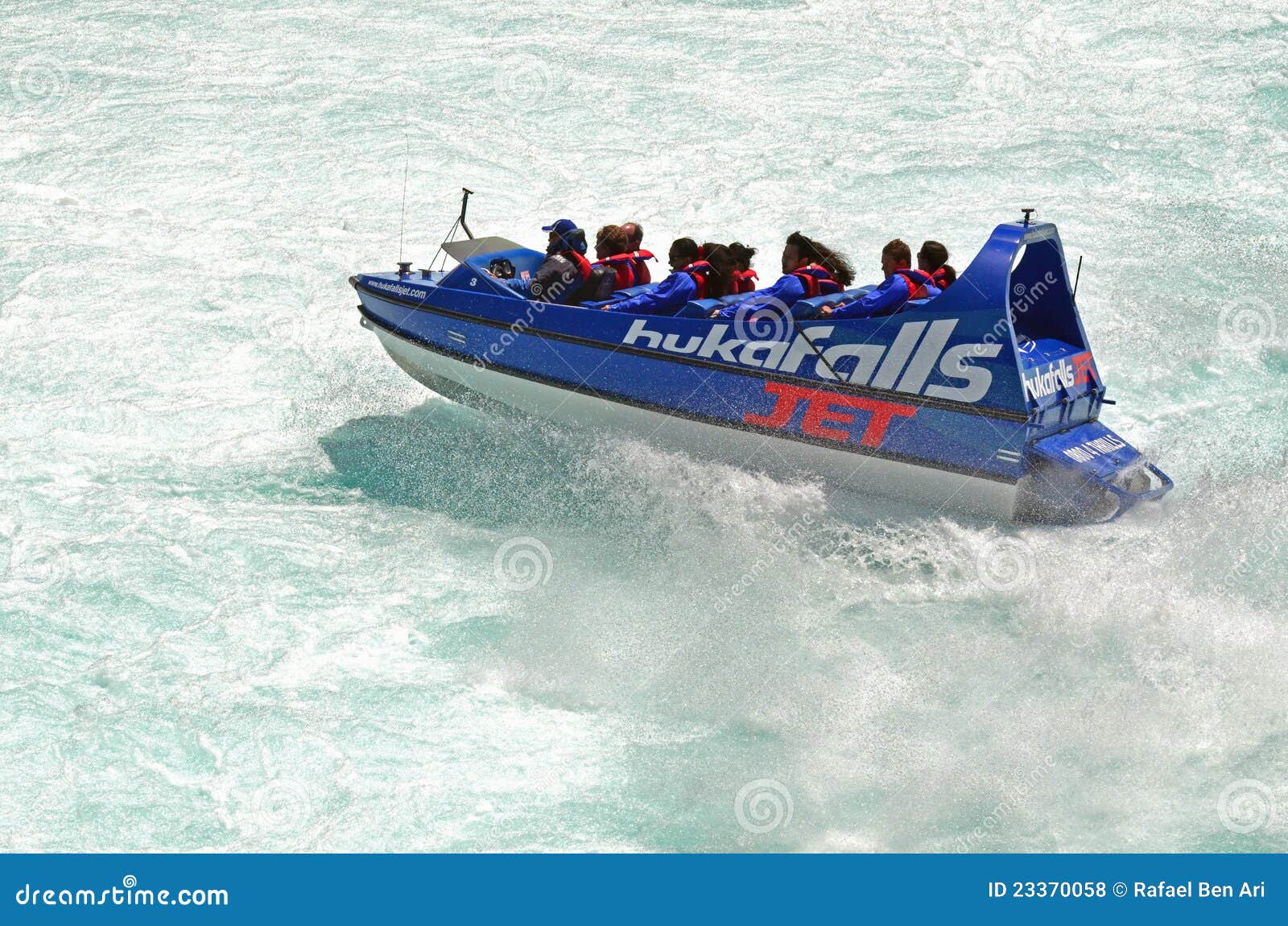 Huka Falls Jet, New Zealand Editorial Stock Photo - Image of north ...