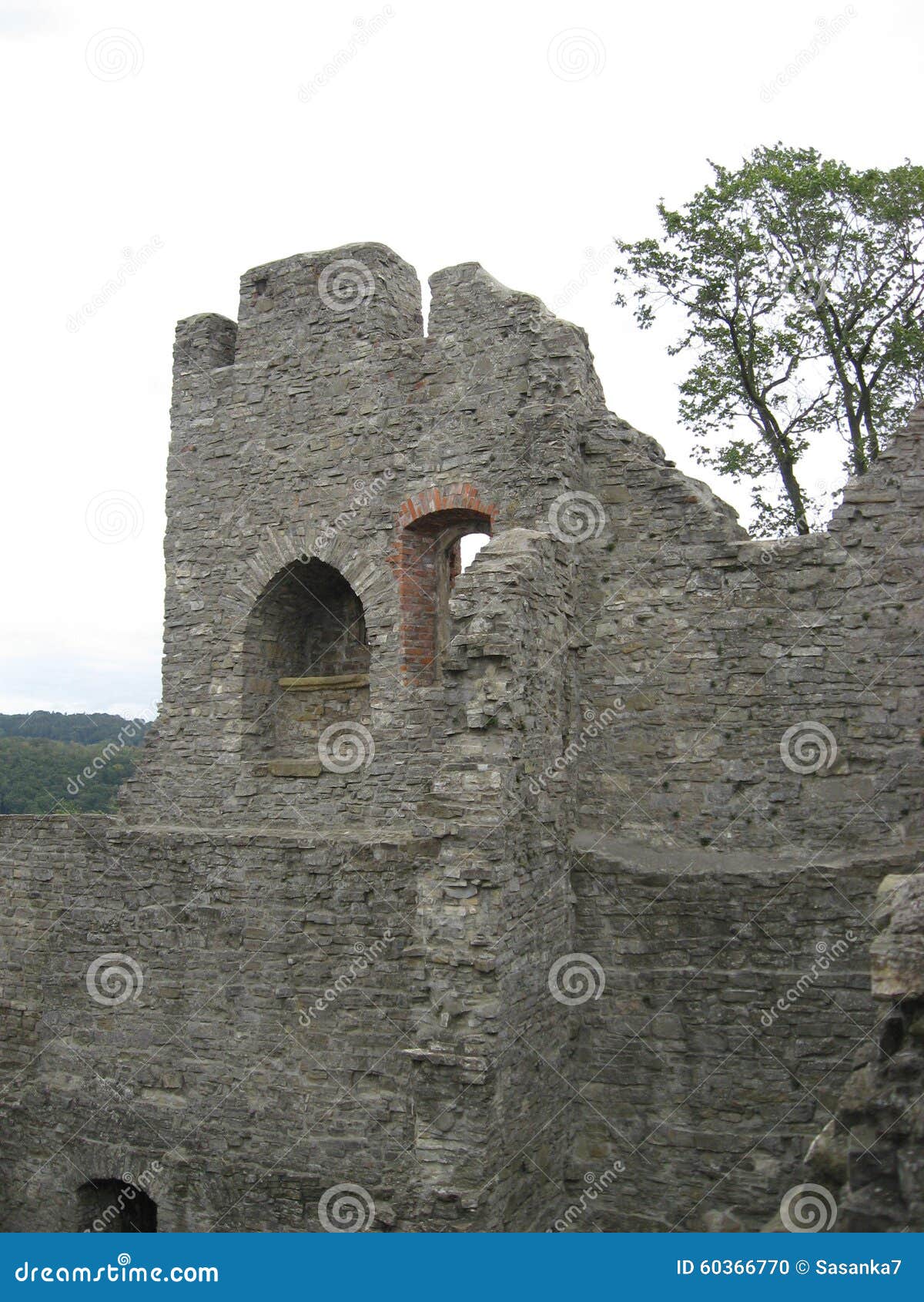 Hukvaldy castle ruins stock photo. Image of hafrac14 - 60366770