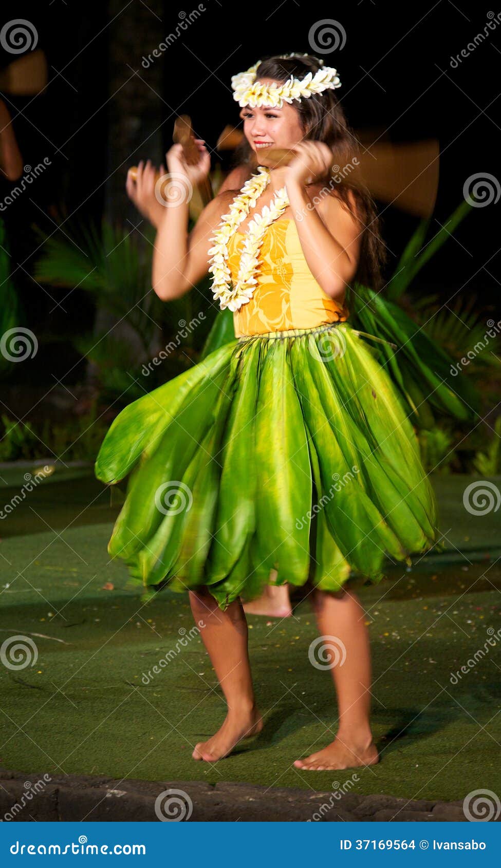 Hula dancer editorial stock image. Image of beautiful - 37169564