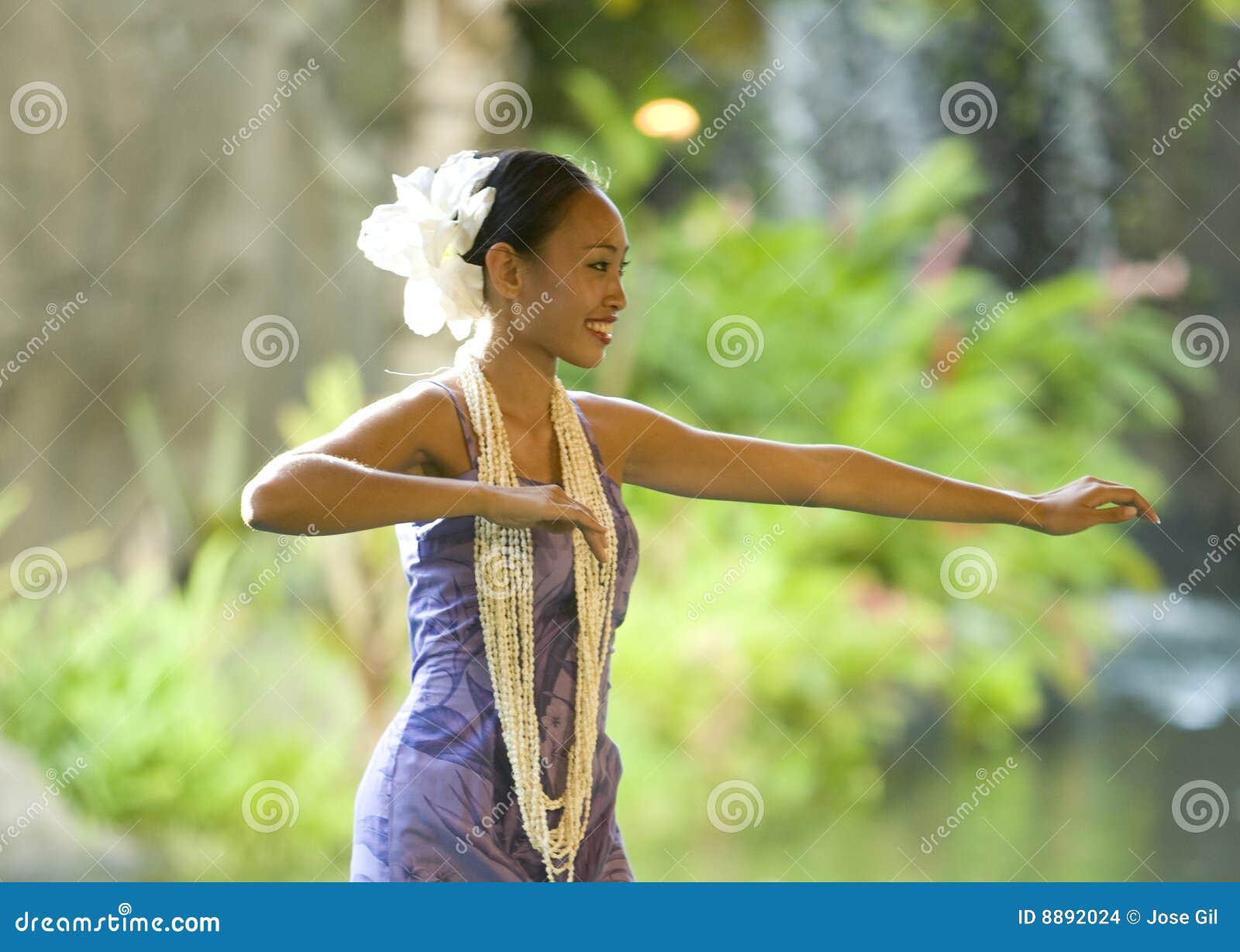 Hula Dancer editorial stock image. Image of islander, female - 8892024