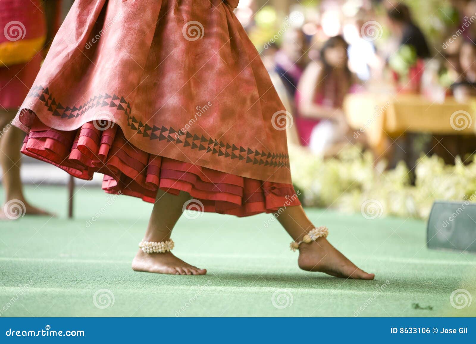 Hula Dancer Feet stock photo. Image of ankle, horizontal - 8633106