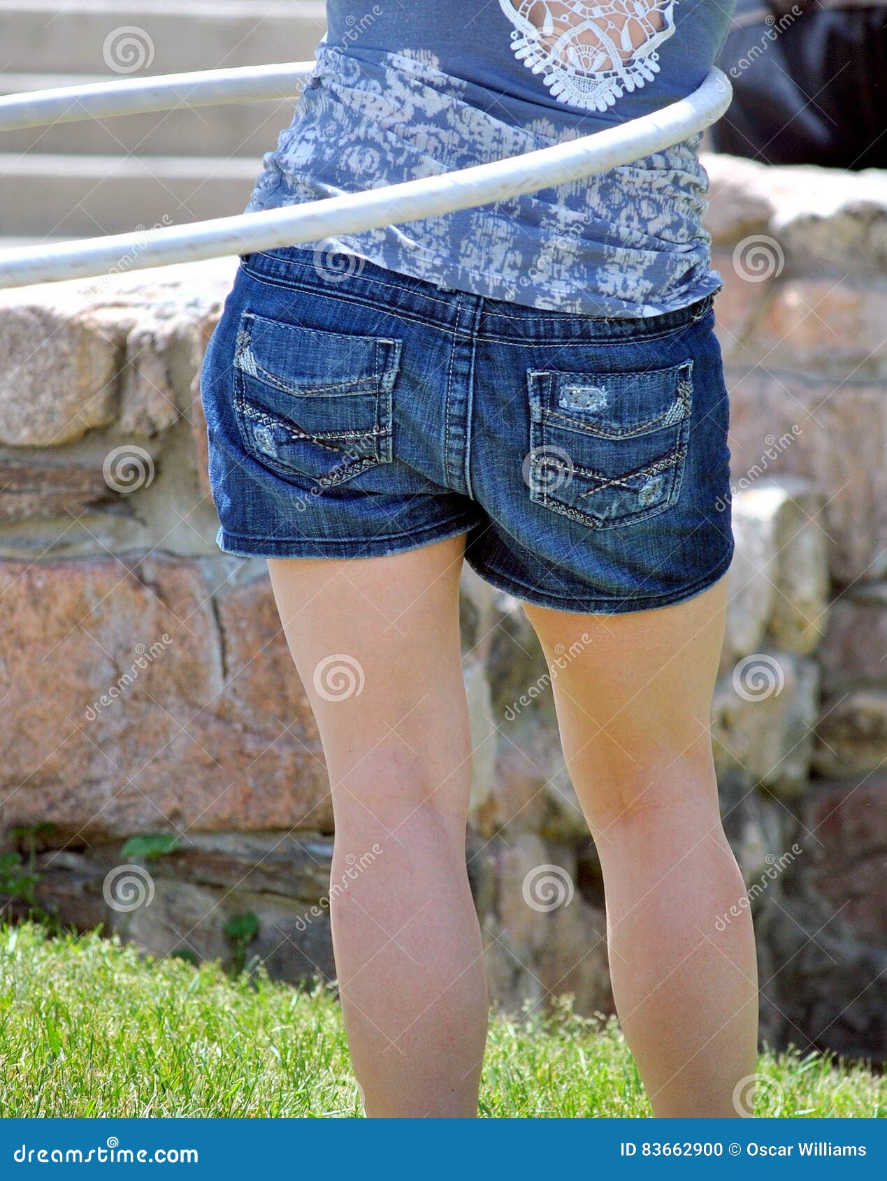 Hula hoop action. stock photo. Image of movement, outdoors - 83662900
