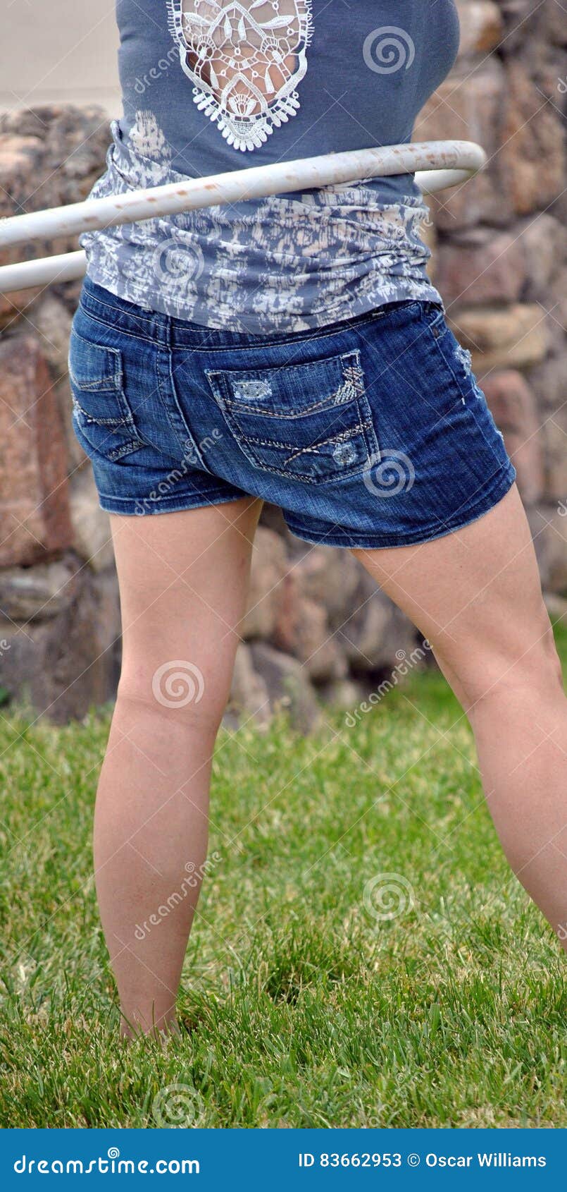 Hula hoop action. stock image. Image of outside, action - 83662953