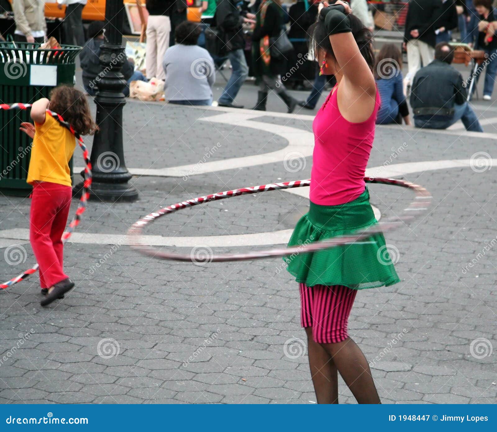 Hula Hoop in the Park stock image. Image of expression - 1948447