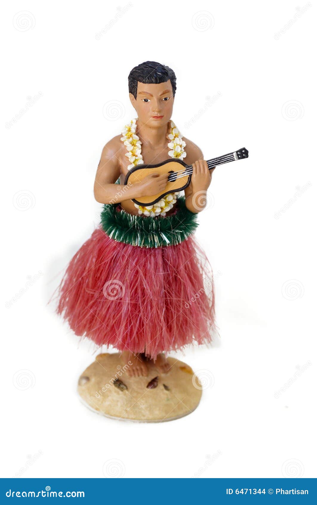 Hula Mann stockfoto. Bild von insel, einzelteil, antike - 6471344