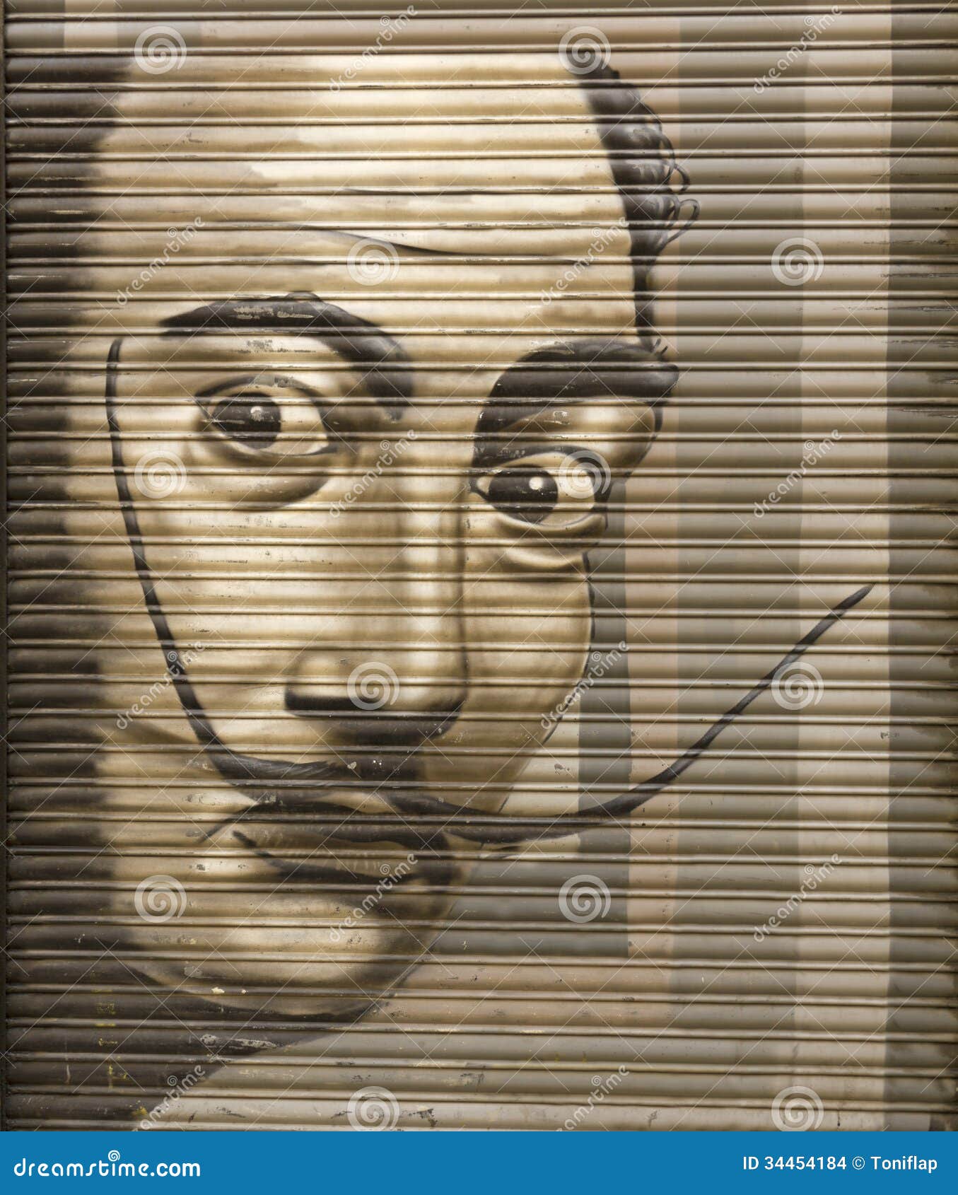 Hulde aan Salvador Dali redactionele stock afbeelding. Image of ...