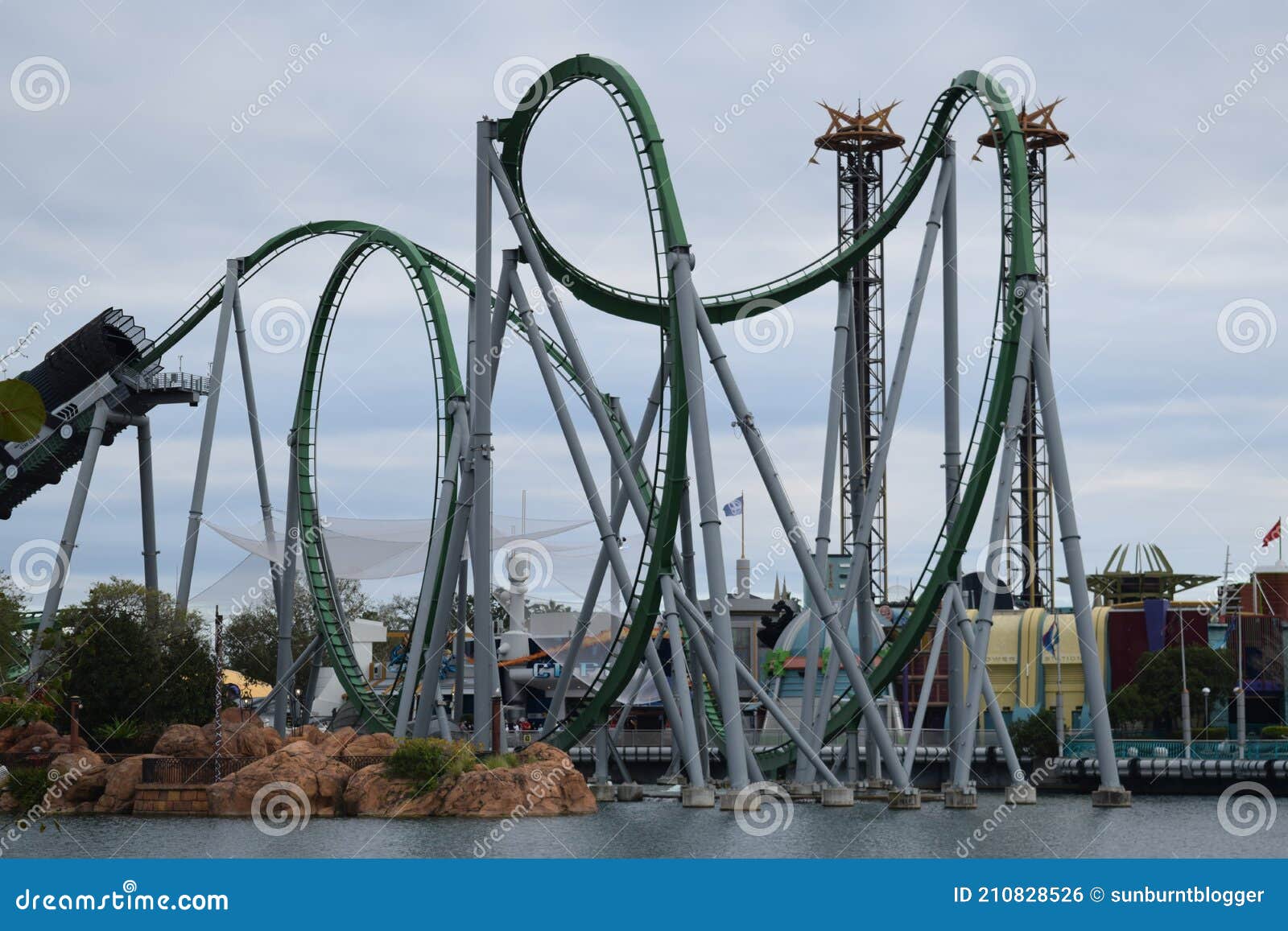 Roller Coaster Ride at Universal Orlando Studios Editorial Photo ...