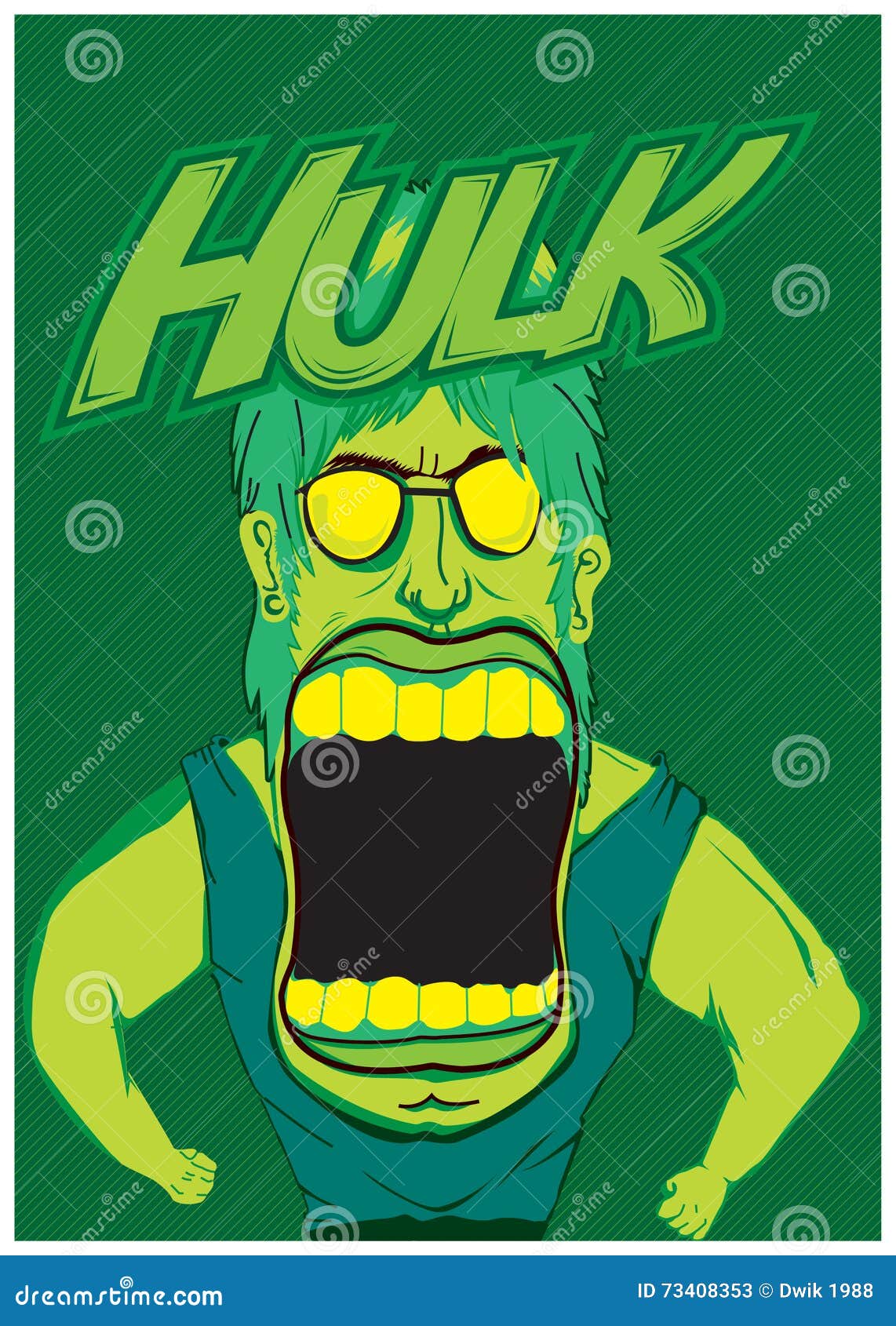 Hulk Vector Art | CartoonDealer.com #73408353