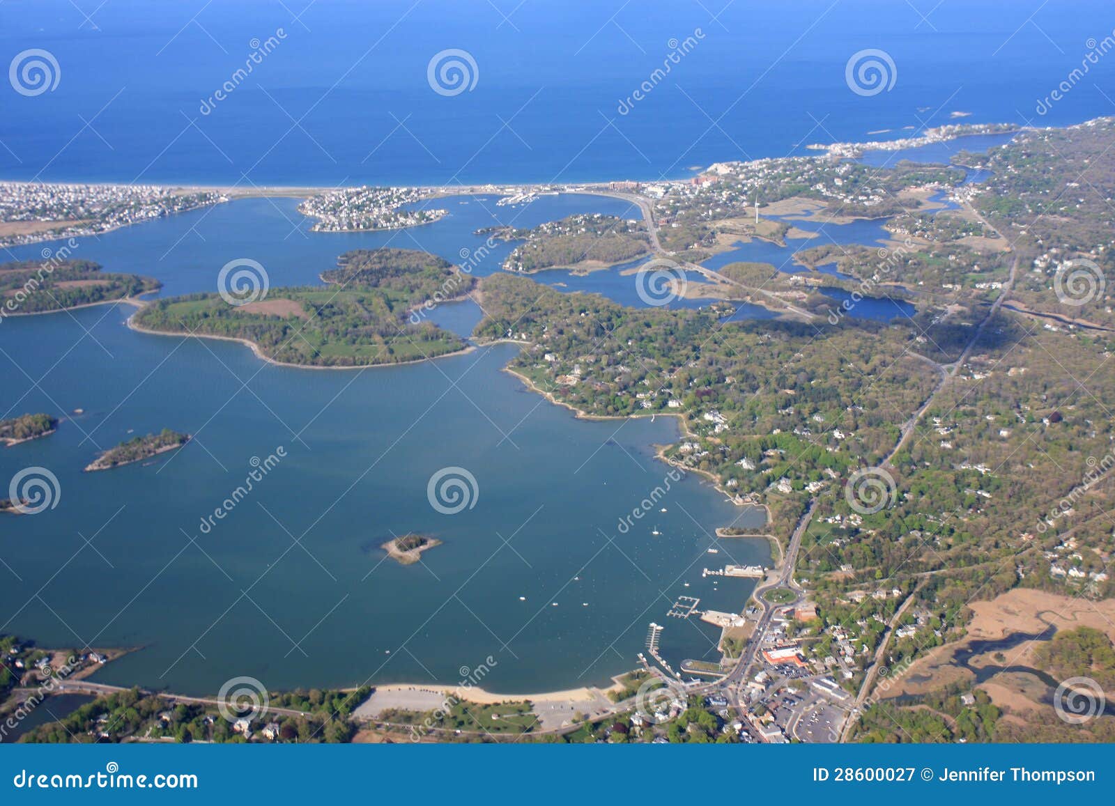 Hull Bay, Massachusetts stock image. Image of beach, harbor - 28600027