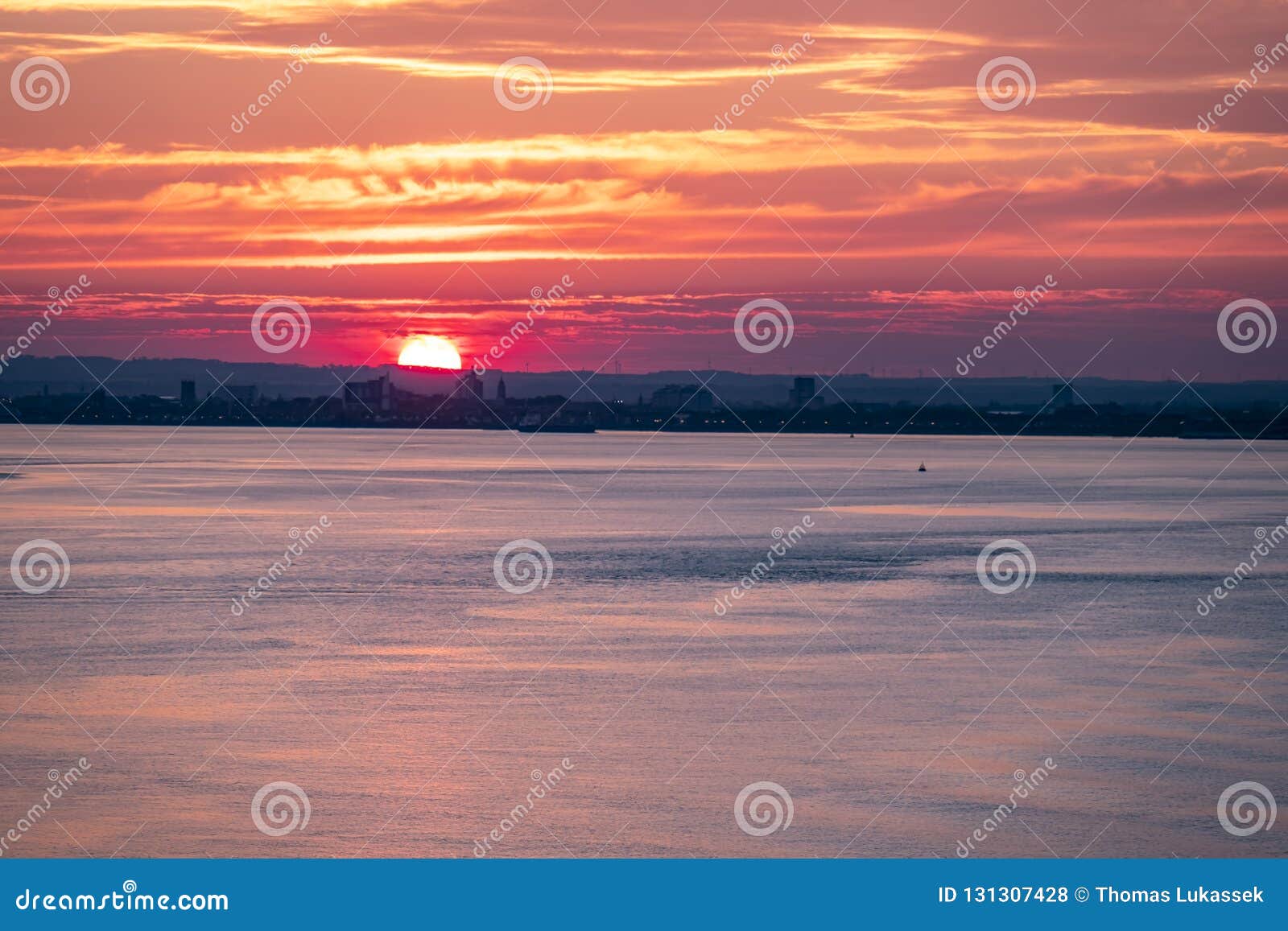 Hull Harbor at Sunset, England - United Kingdom Stock Photo - Image of ...